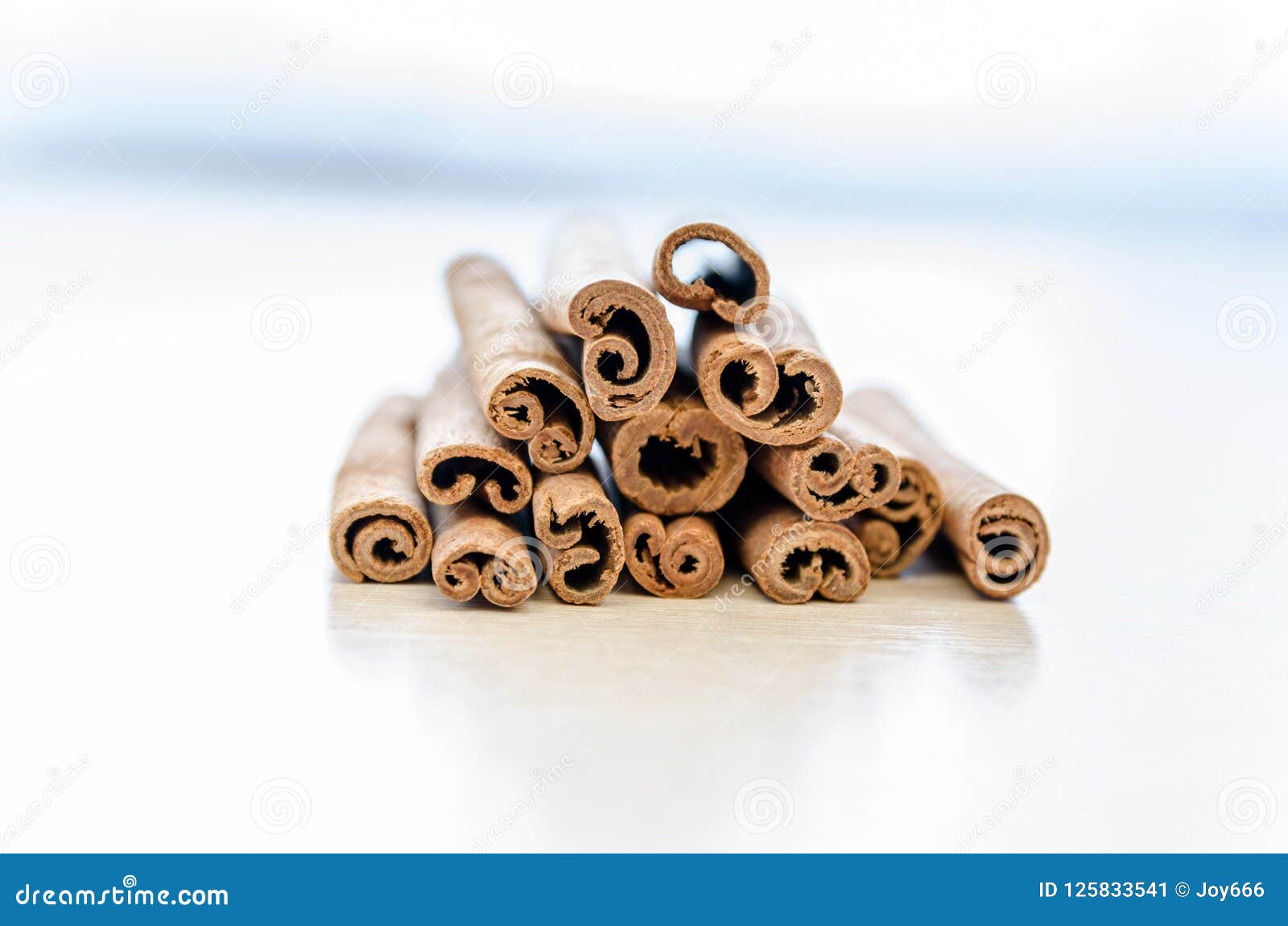 Stack of cinnamon sticks stock image. Image of health - 125833541