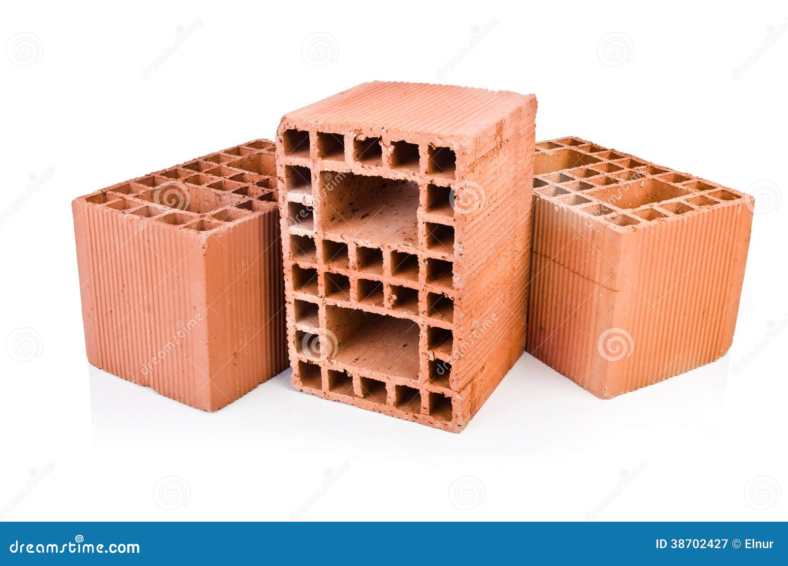Stack of clay bricks stock image. Image of clay, wall - 38702427