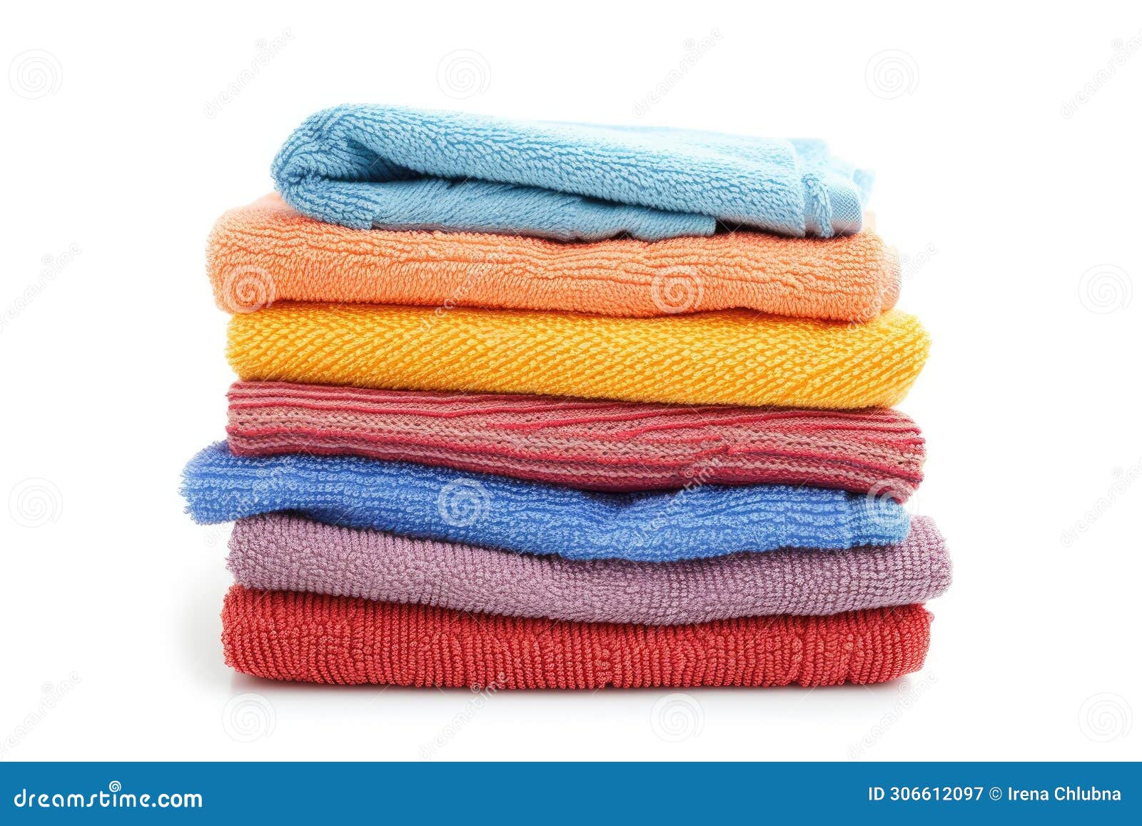 Stack of Clean Clothes on White Background Stock Illustration ...