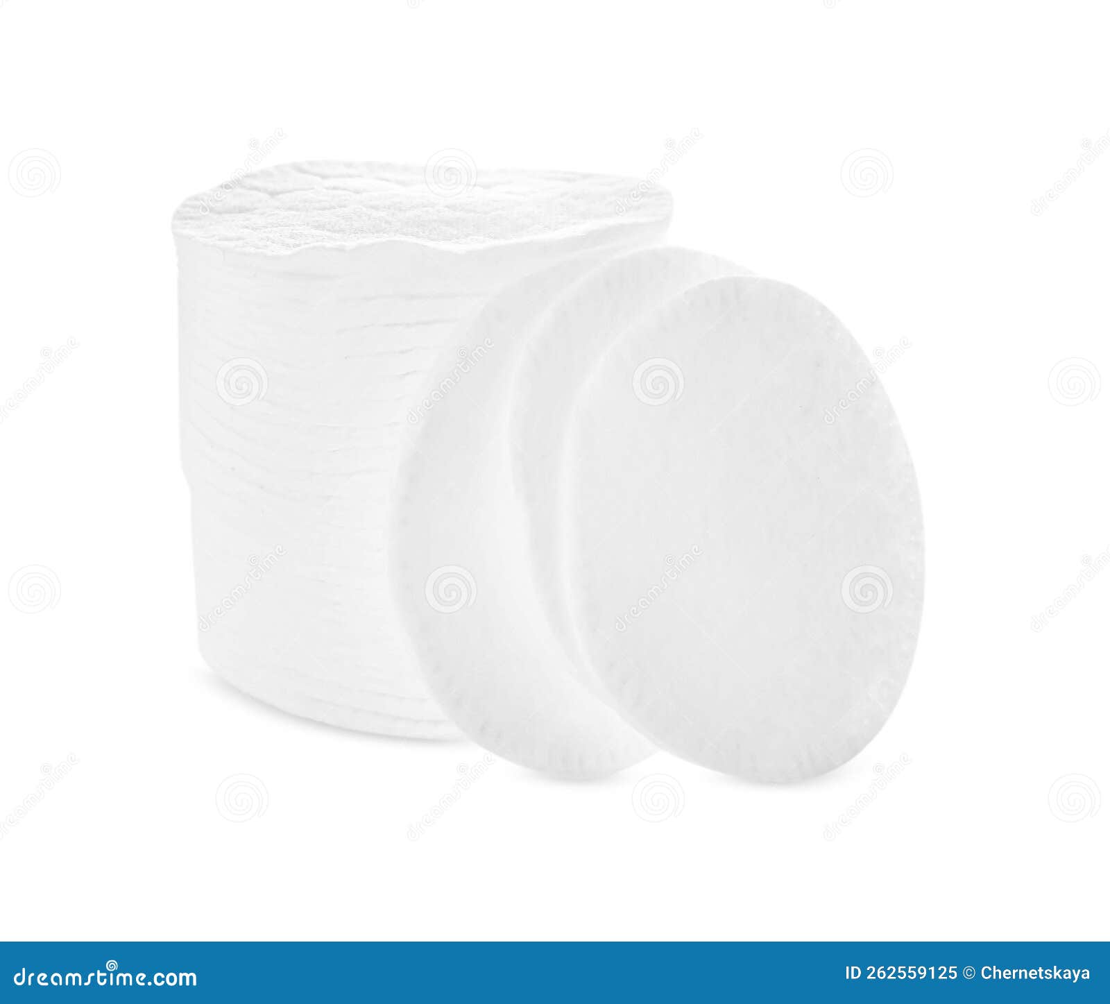 Stack of Clean Cotton Pads on White Background Stock Image - Image of ...