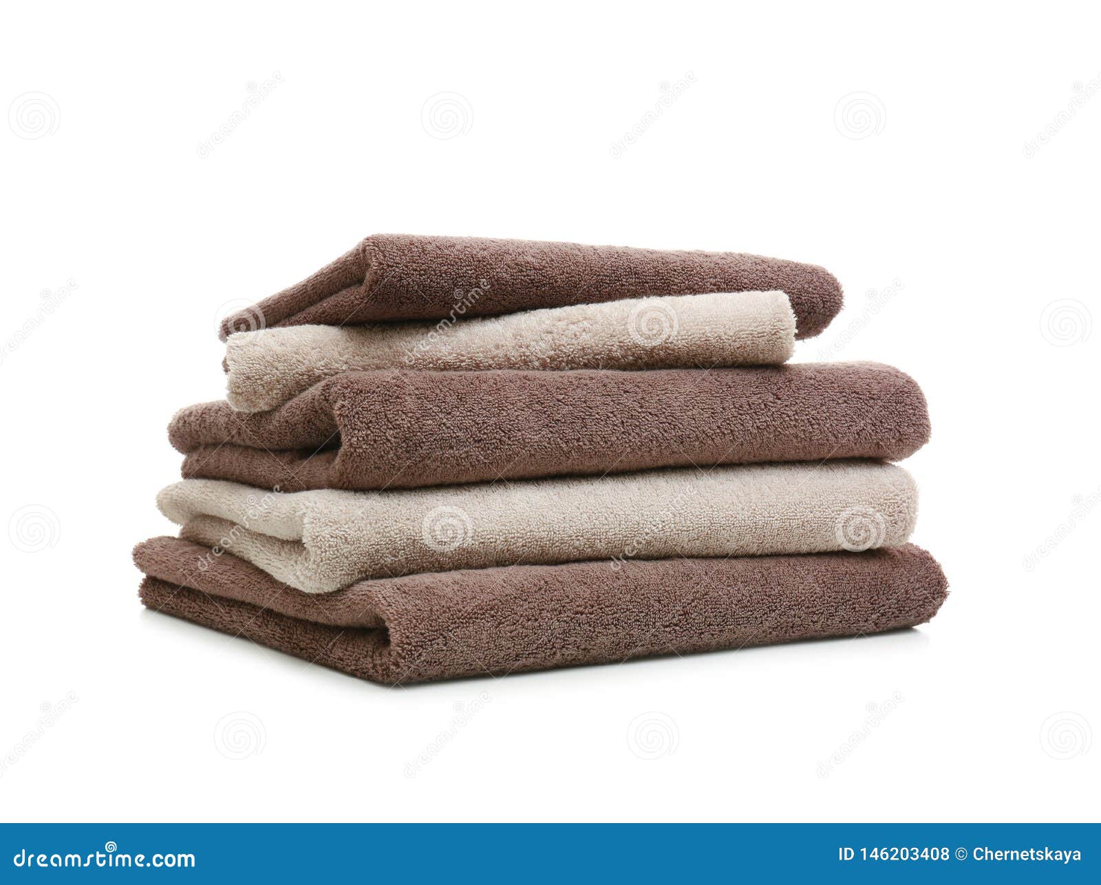 Stack of Clean Folded Towels on White Stock Photo - Image of lifestyle ...