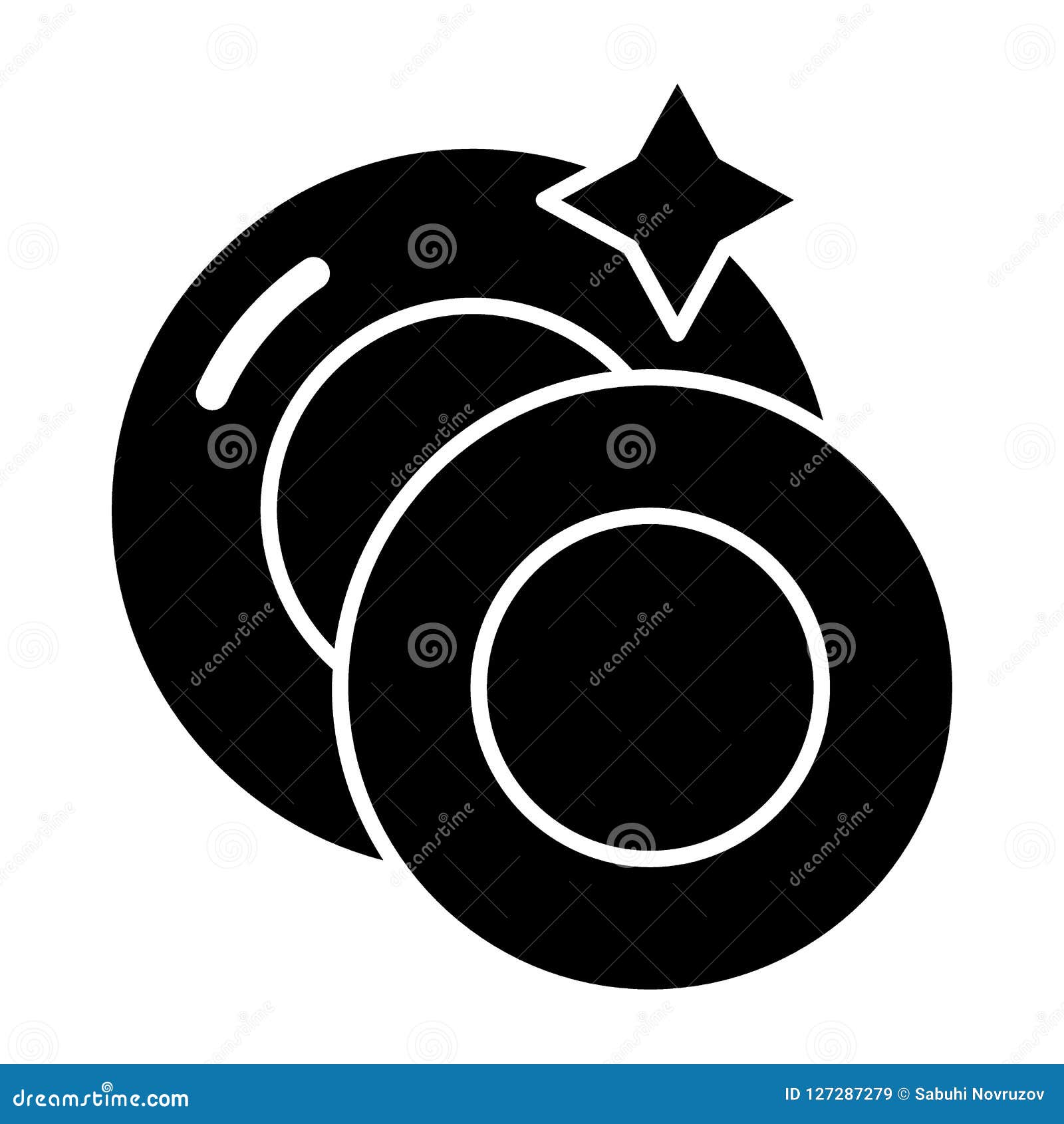 Stack of Clean Plates Solid Icon. Pile of Plates Vector Illustration ...