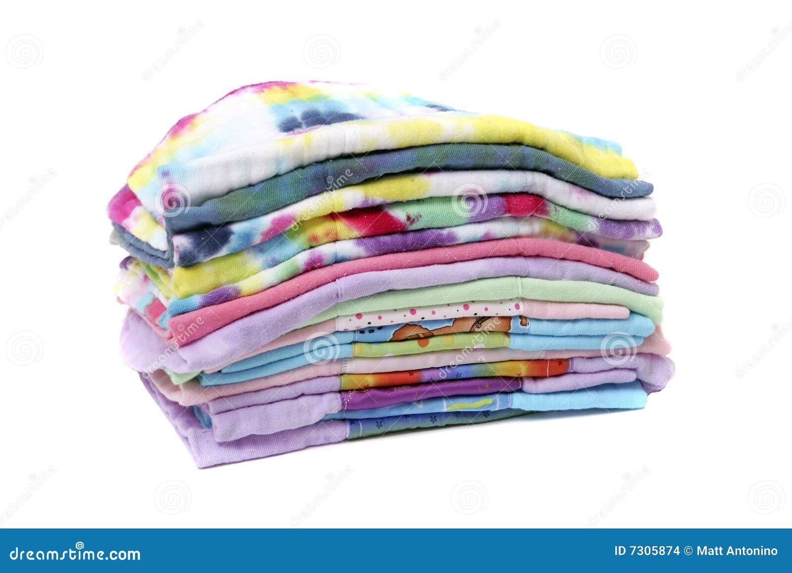 Stack of cloth diapers stock photo. Image of pattern, cloth - 7305874