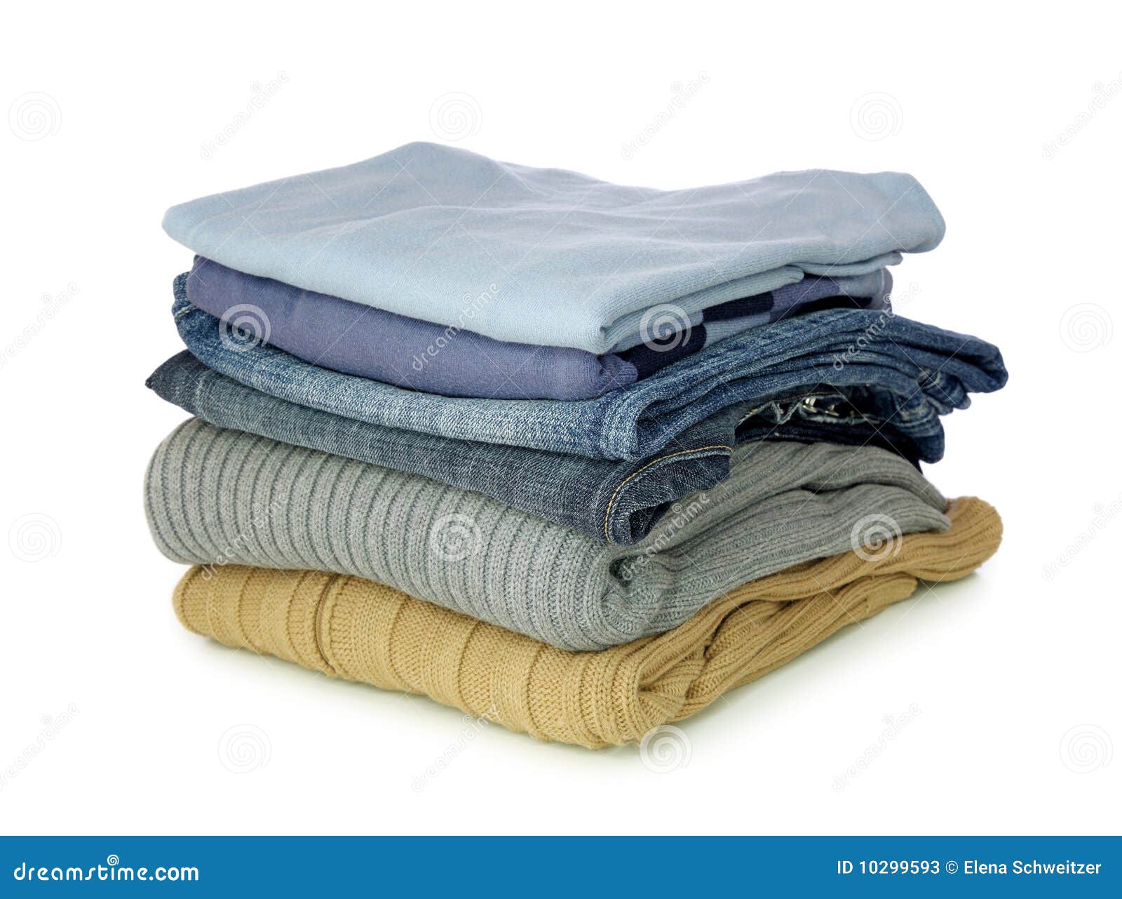 Stack of clothes stock image. Image of objects, white - 10299593