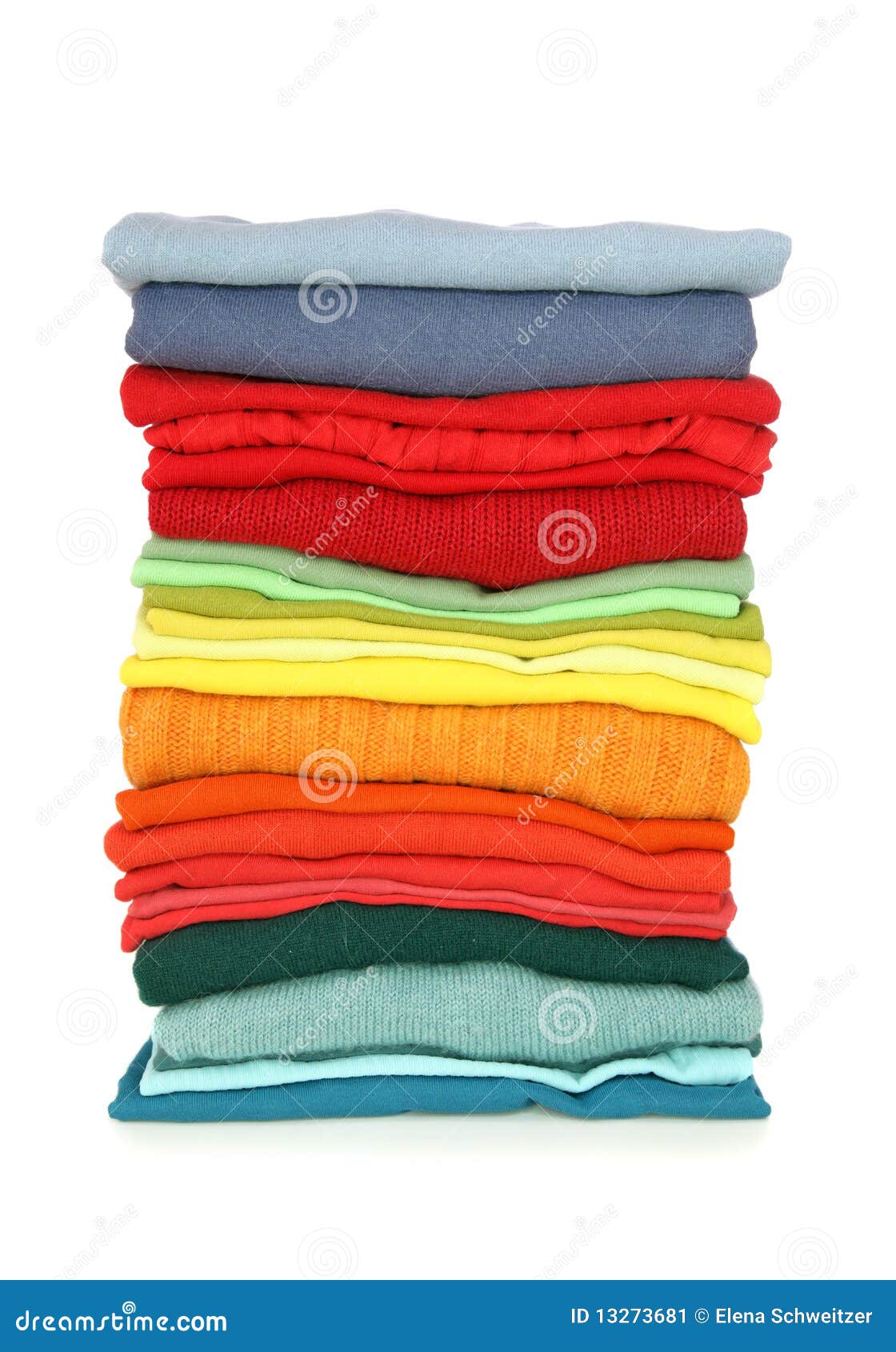 Stack of clothes stock image. Image of washing, objects - 13273681