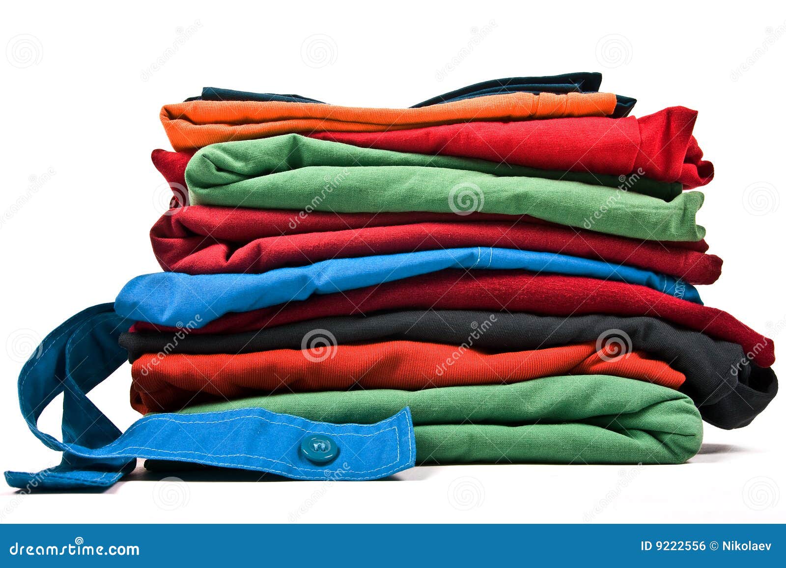 Stack of clothes stock photo. Image of fashion, shirt - 9222556