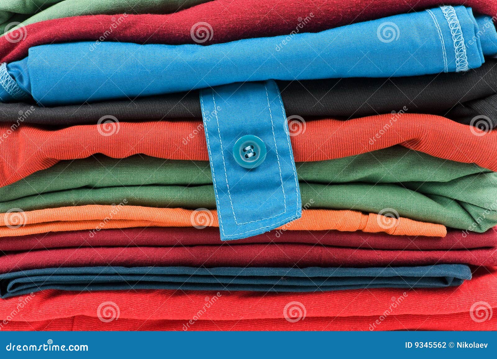 Stack of clothes stock photo. Image of store, stack, clean - 9345562