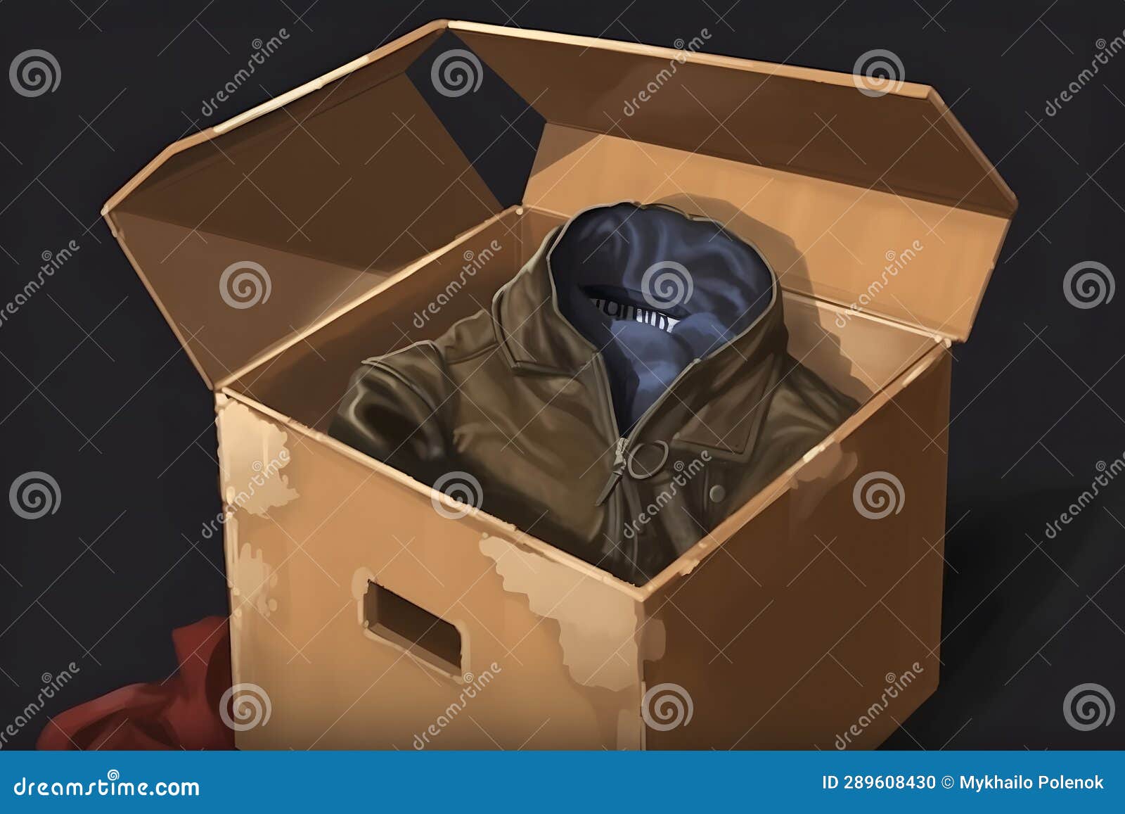 A Stack of Clothes in Different Colors in a Box. the Concept of ...