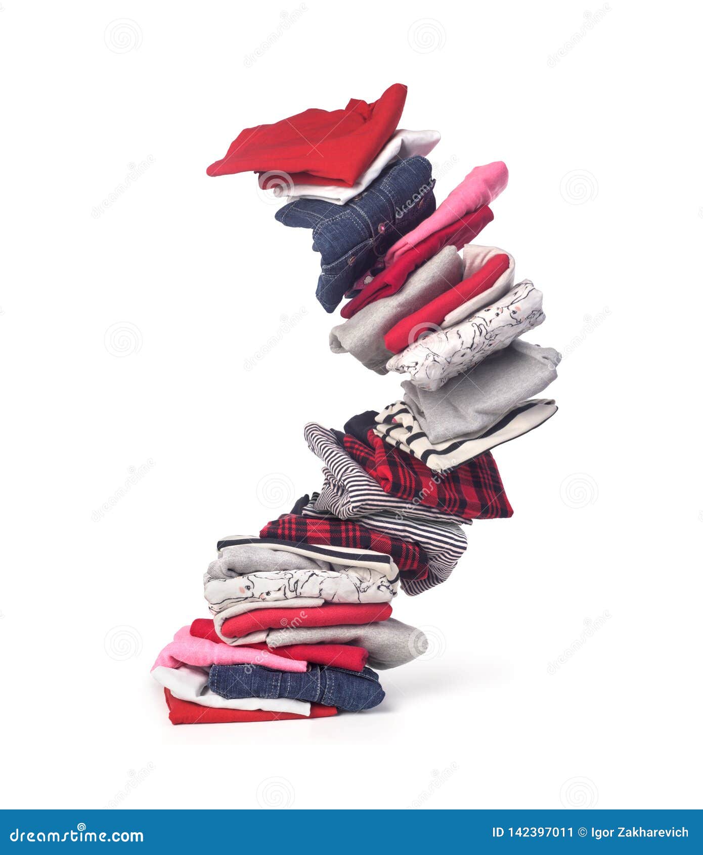 Stack of clothing isolated stock image. Image of heap - 142397011 Stack of clothing isolated stock image. Image of heap - 142397011