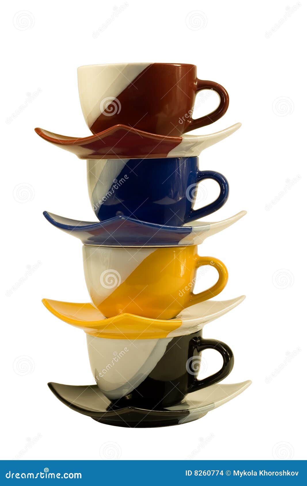 Stack of coffee cup stock photo. Image of handful, liquid - 8260774