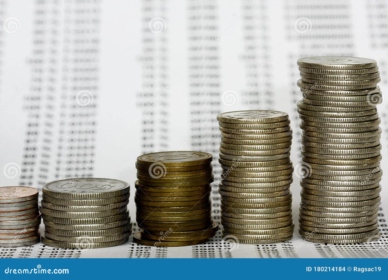 Stack of Coin - Concept for Investment or Growing Capital Stock Photo ...
