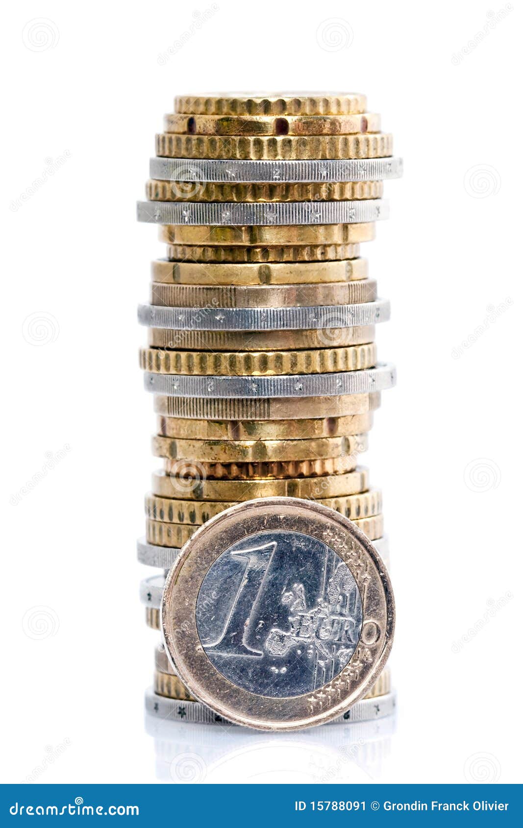Stack of coins stock image. Image of stacks, cash, coins - 15788091