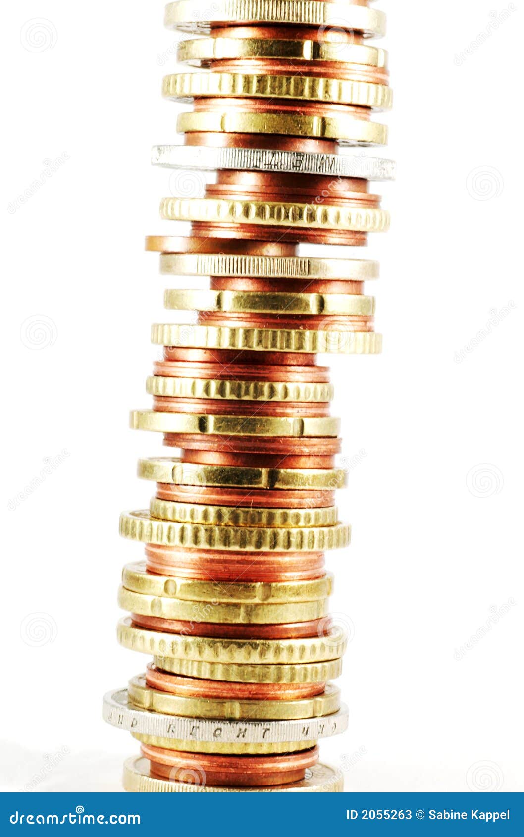 Stack of Coins stock image. Image of amount, economy, paying - 2055263