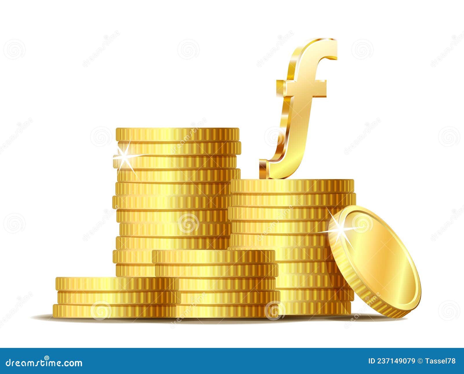 Florin Or Forint Currency Symbol On Mapping Marker Vector Icon ...