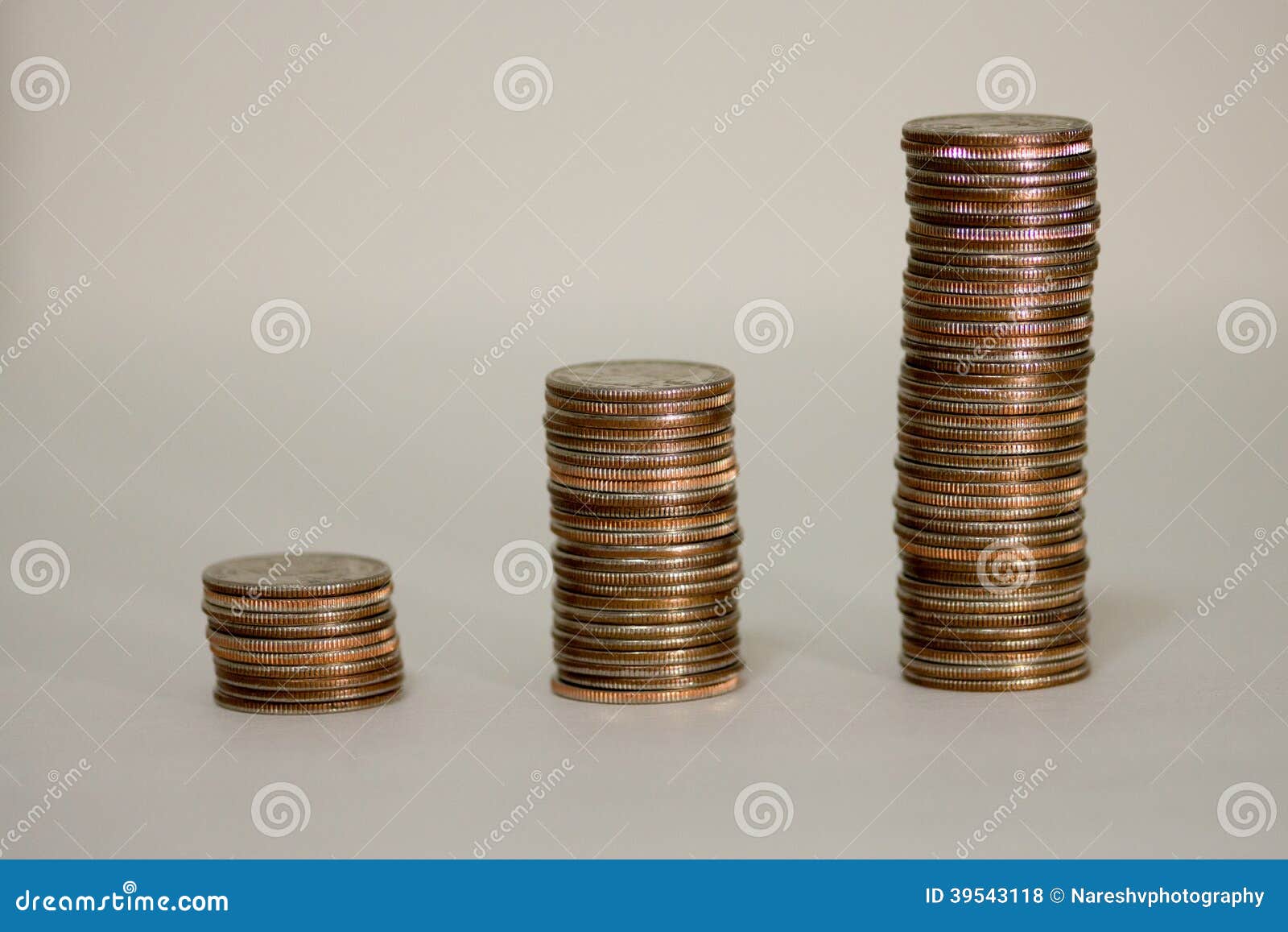 Stack of Coins stock photo. Image of financial, cash - 39543118