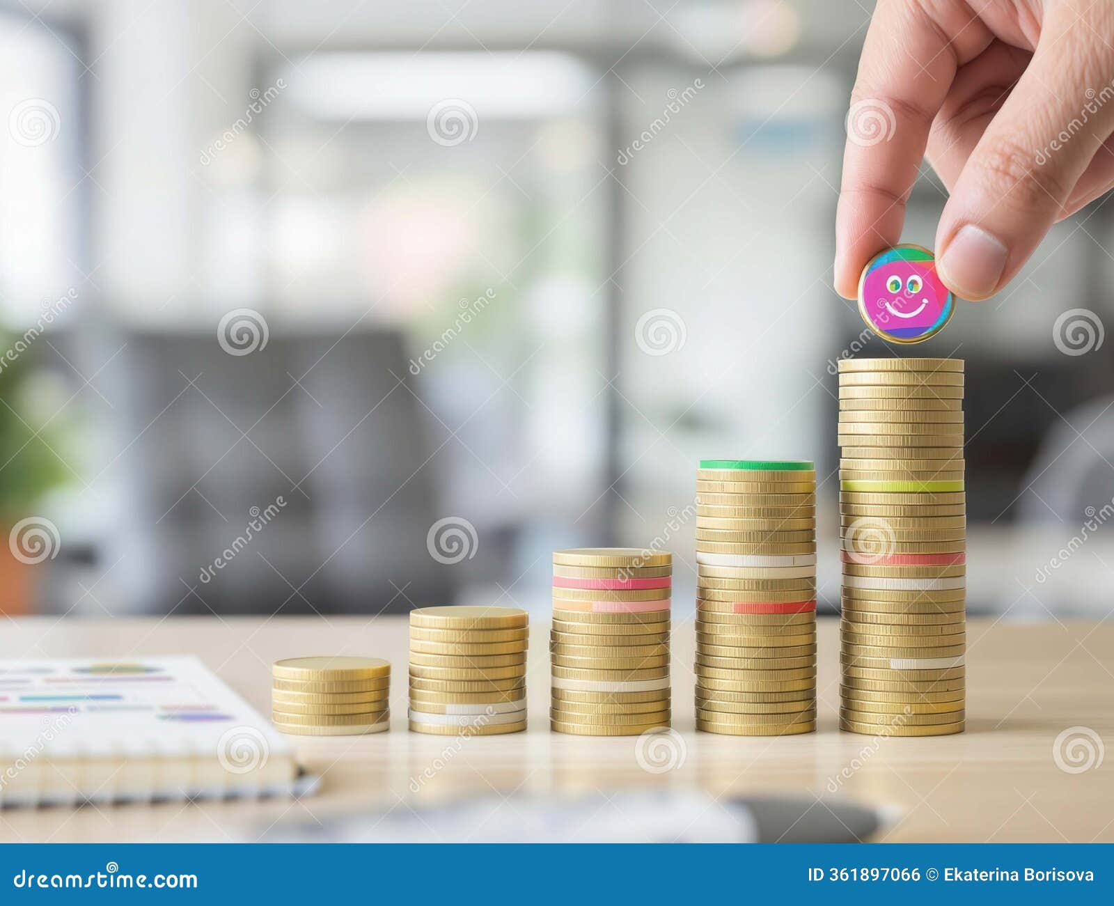 Smiley Coins Gold Icons, Signs Symbol Set Vector Illustration ...