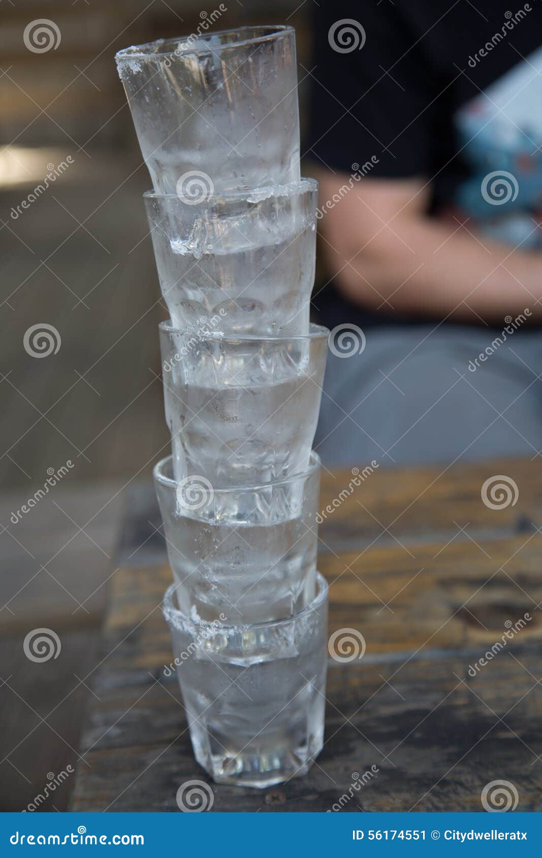 Stack of Cold Shot Glasses stock image. Image of glasses - 56174551