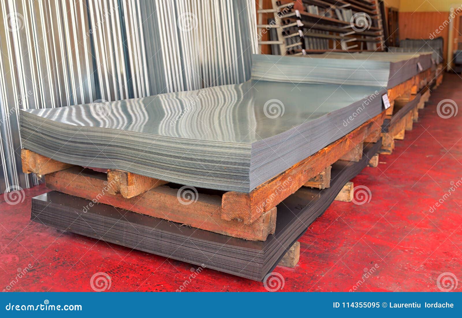 Cold Steel Coils in Warehouse Stock Image - Image of pattern, coils ...