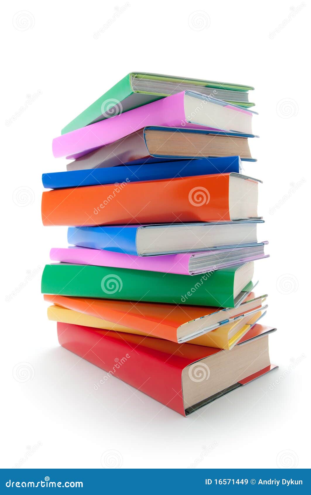 Stack of color books stock image. Image of wisdom, group - 16571449