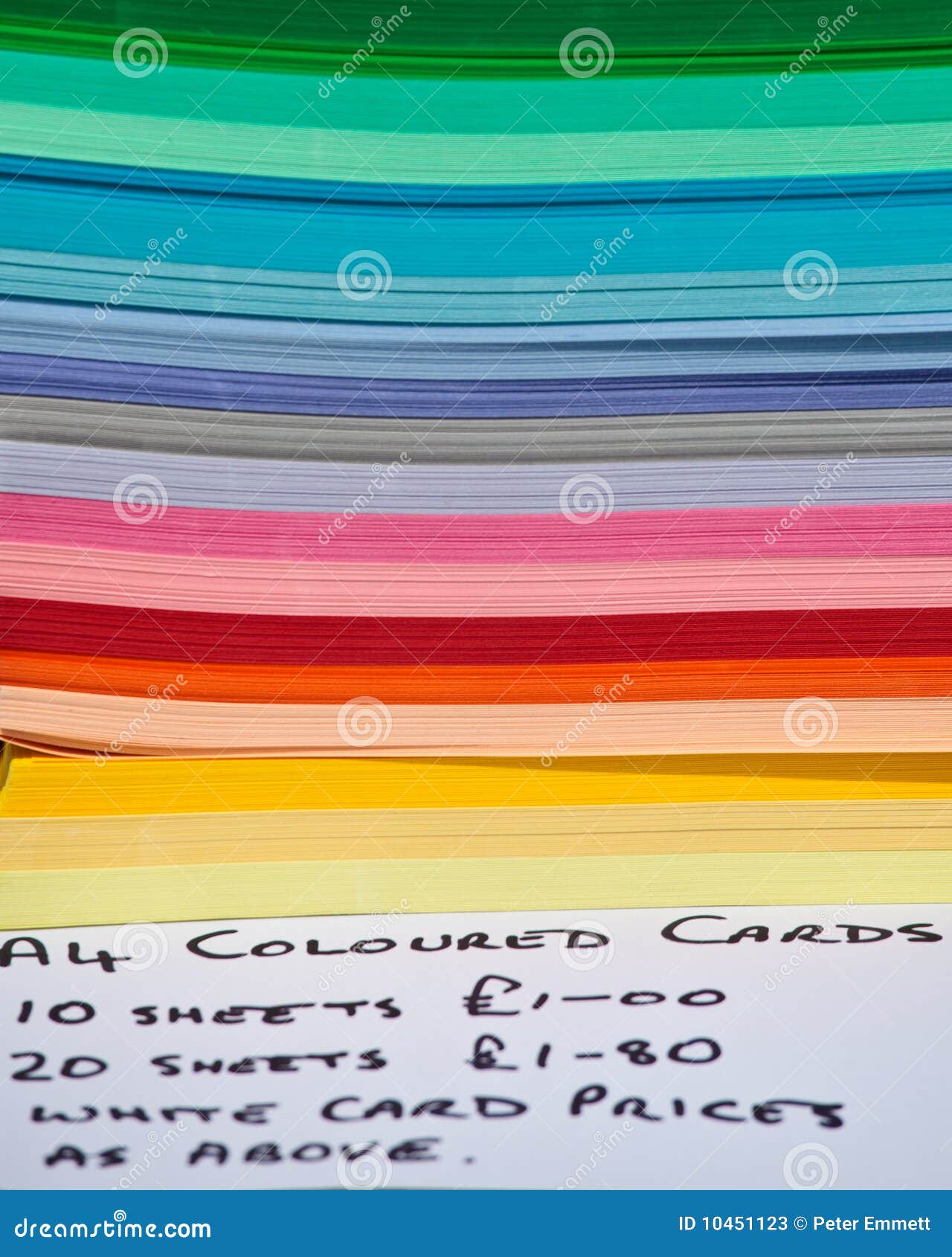 Stack of color paper stock image. Image of journalist - 10451123
