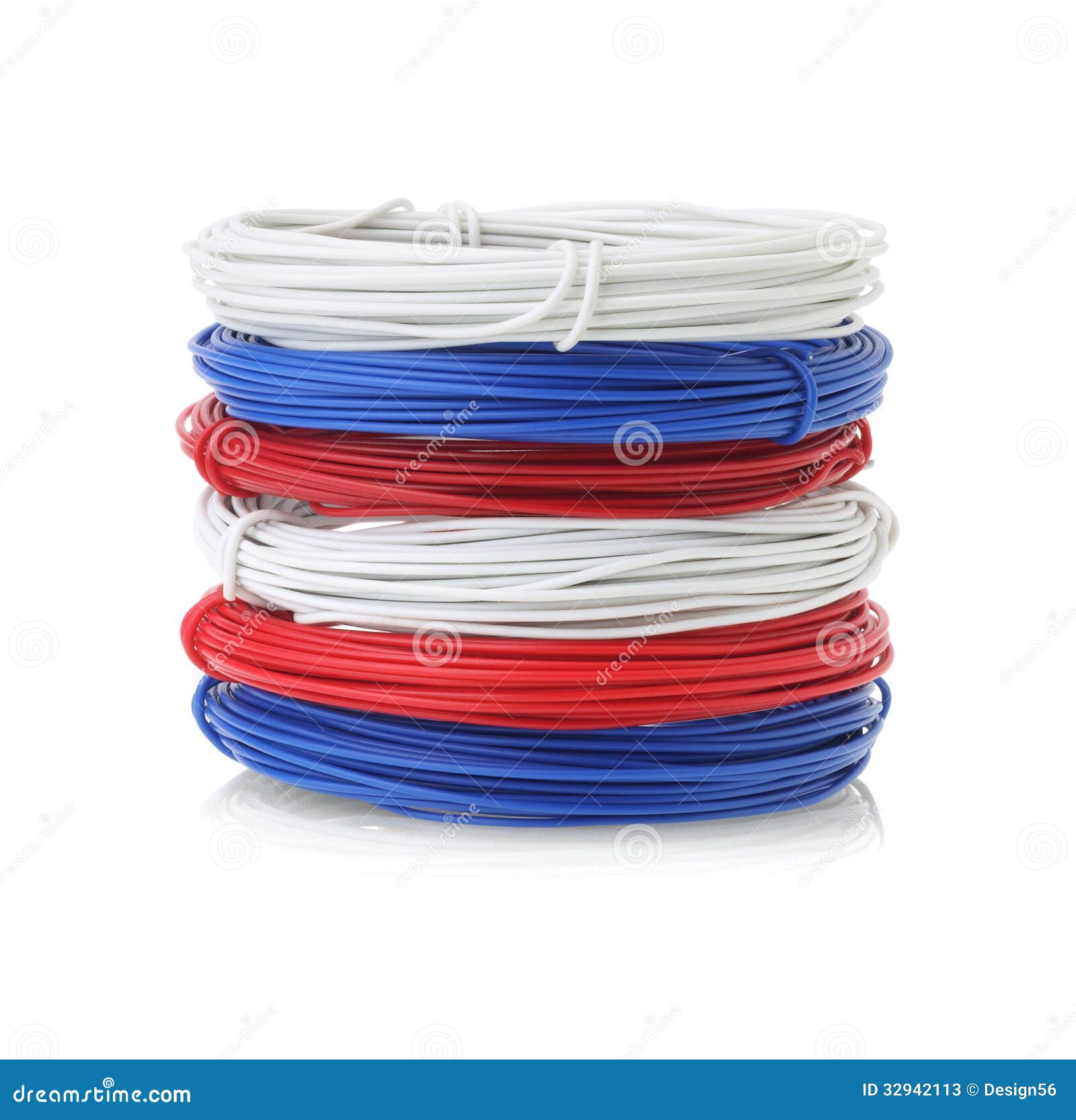 Stack of Color Wires stock image. Image of roll, color - 32942113