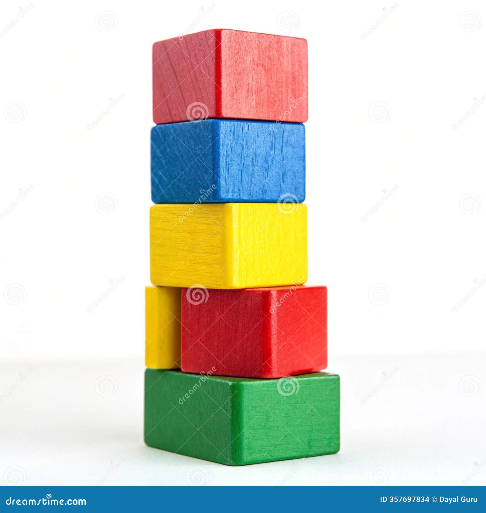 Stack of colored blocks stock illustration. Illustration of blocks ...