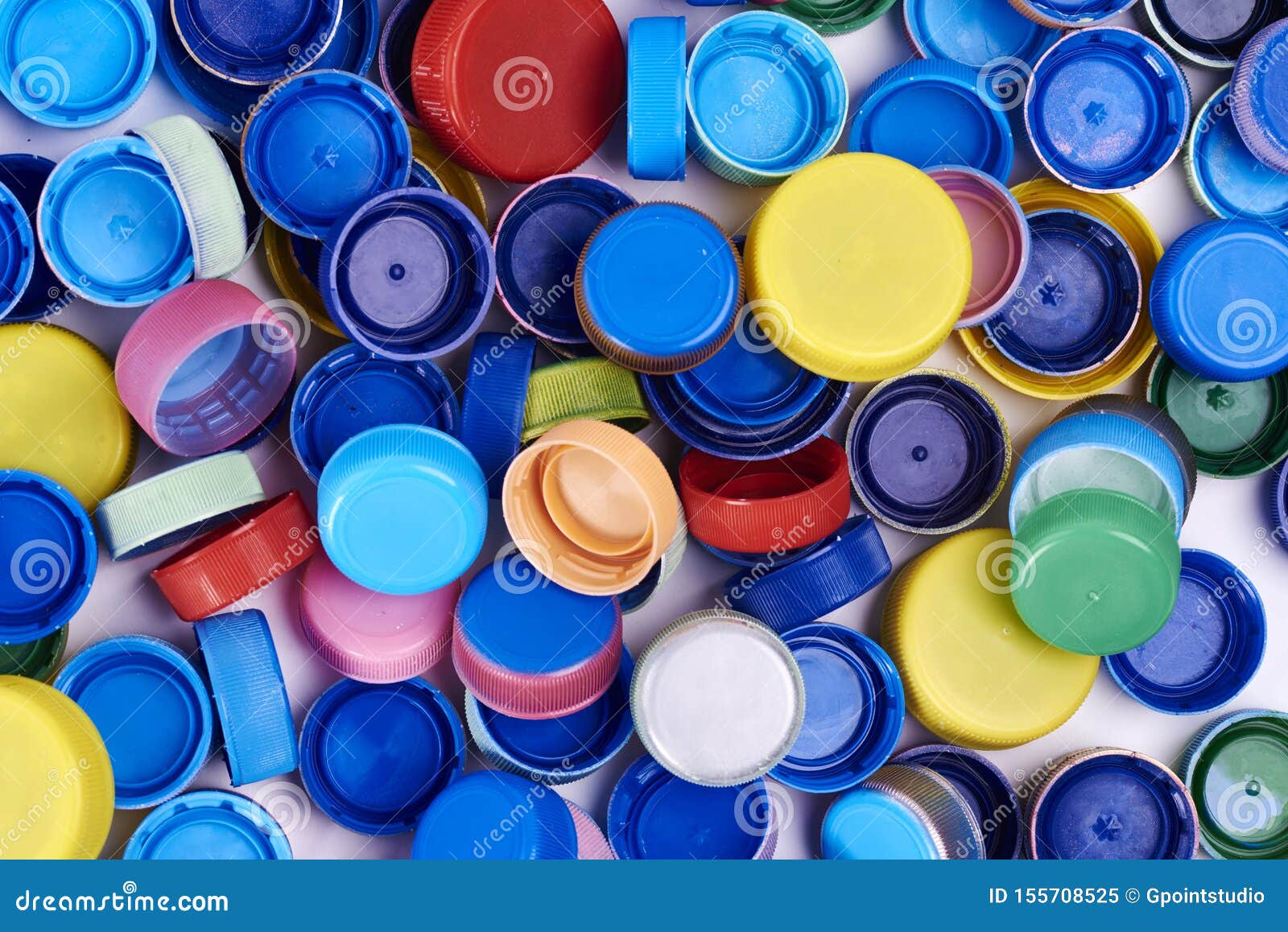 Stack of Colored Bottle Tops Stock Image - Image of tops, damage: 155708525