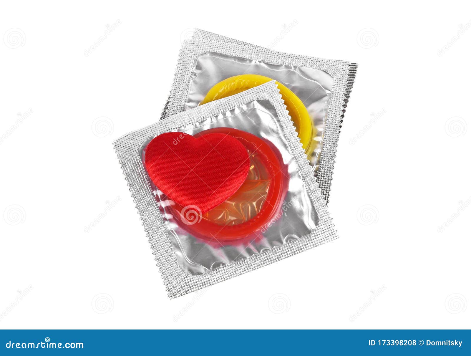 Stack of Colored Condoms and Red Heart on White Background Stock Photo ... Stack of Colored Condoms and Red Heart on White Background Stock Photo ...