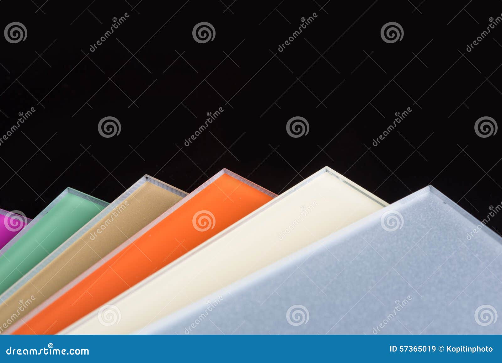 A Stack of Colored Glass on a Black Background Stock Image - Image of ...