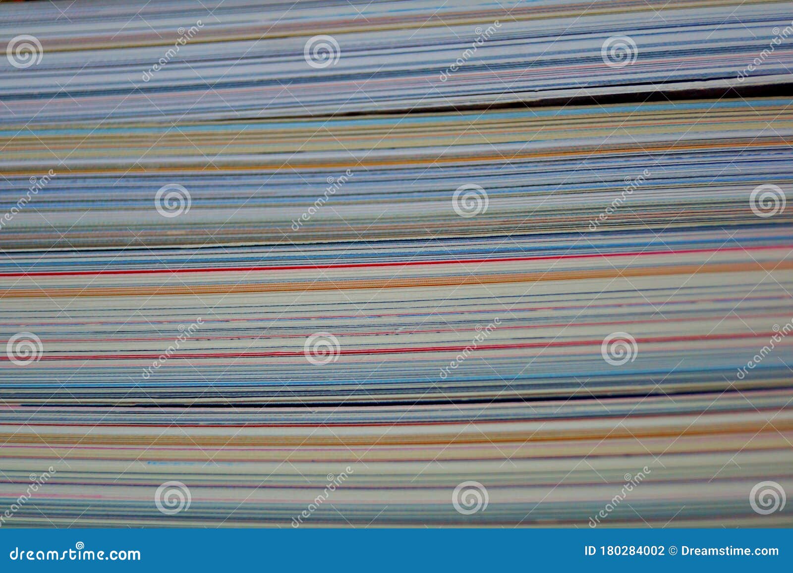Stack of Colored Magazine Pages Stock Photo - Image of book, wallpaper ...