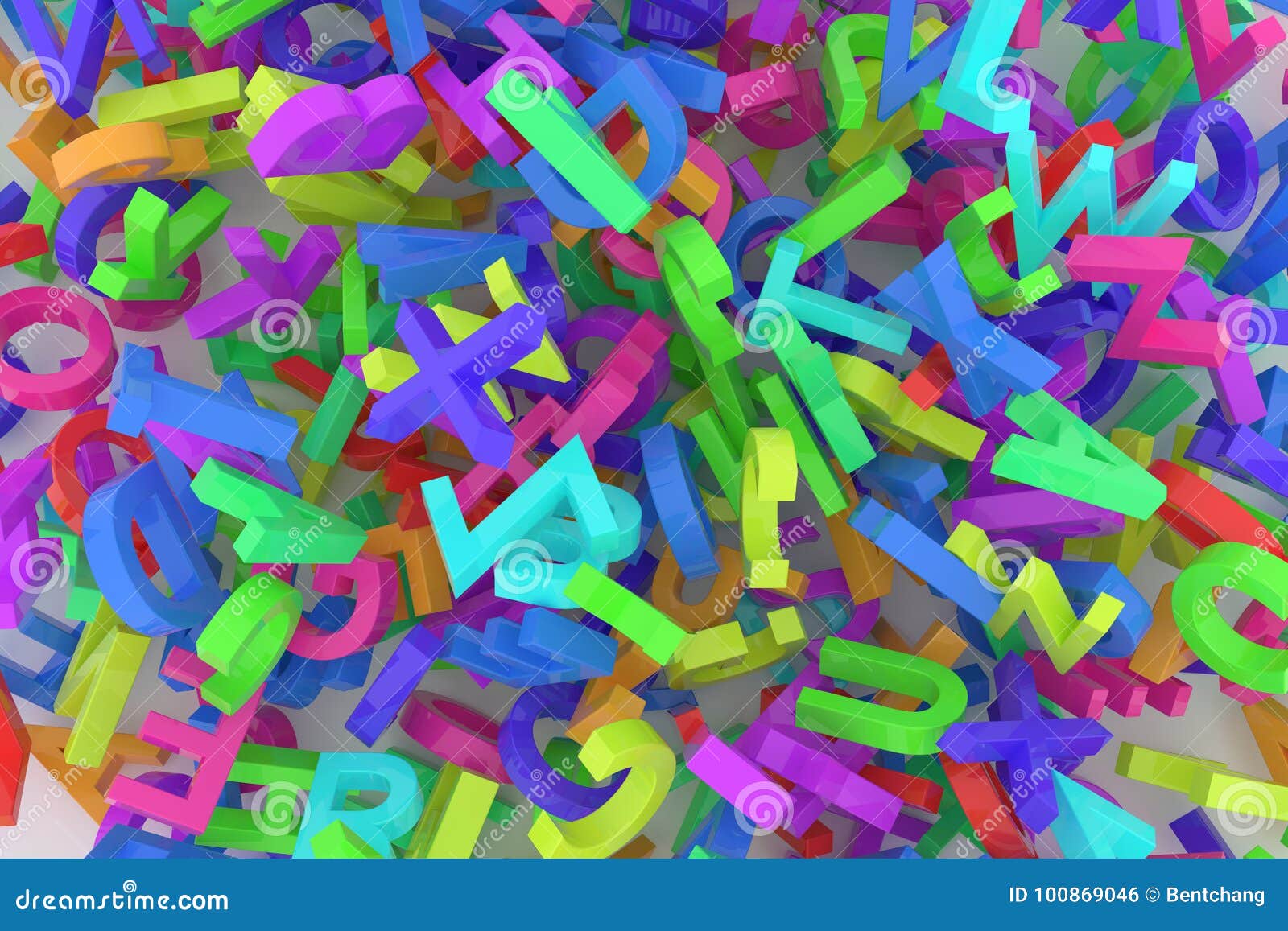 Stack Of Colorful Alphabets Letters Royalty-Free Stock Image ...