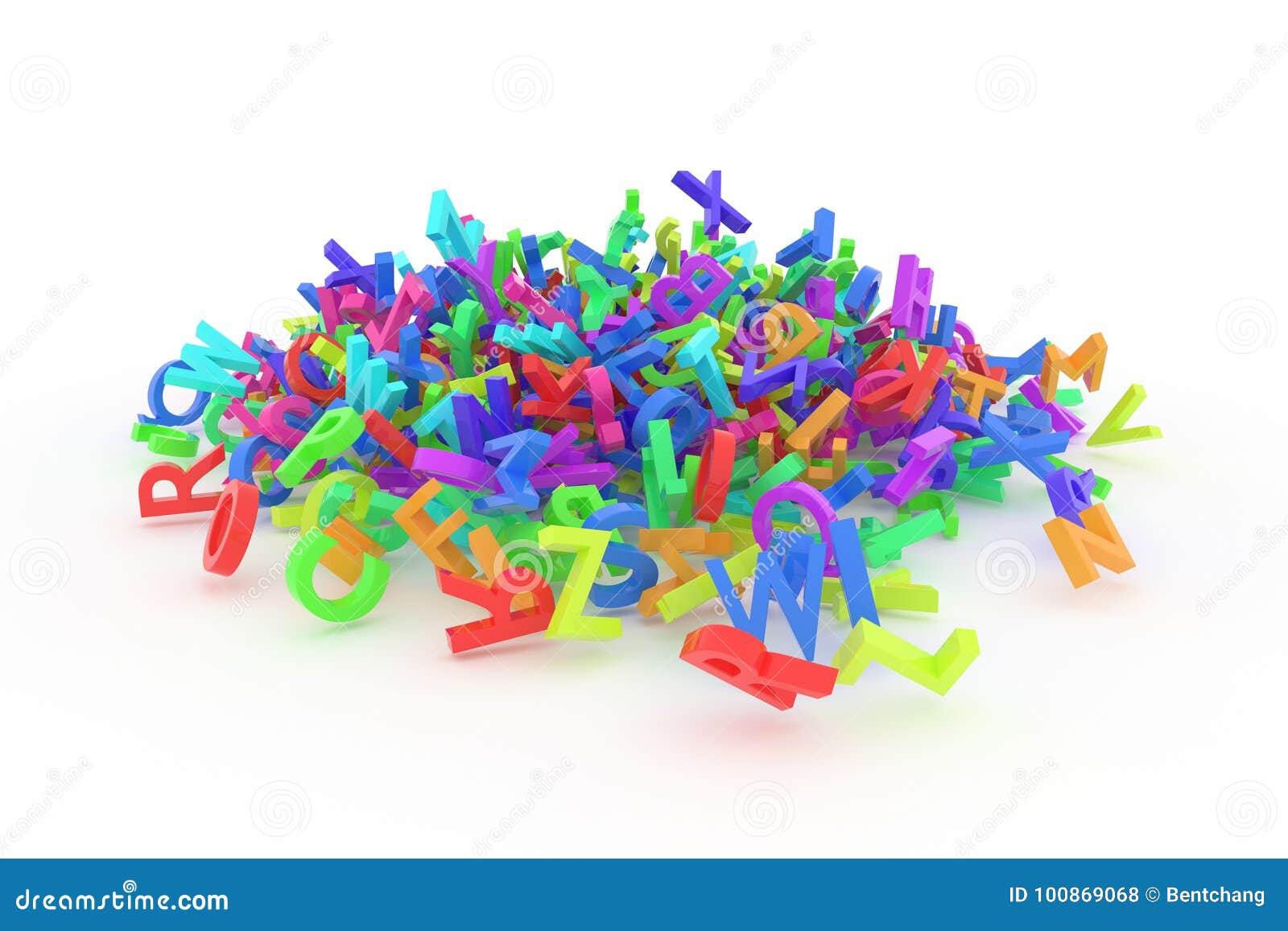 Stack Of Colorful Alphabets Letters Stock Photography | CartoonDealer ...