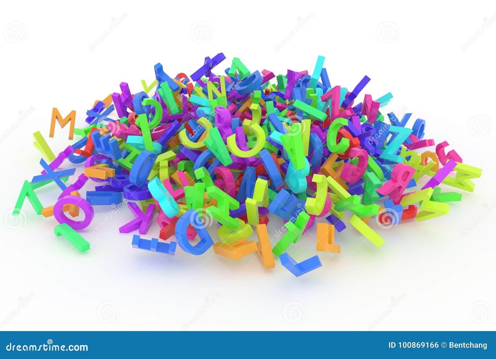 Stack Of Colorful Alphabets Letters Royalty-Free Stock Image ...