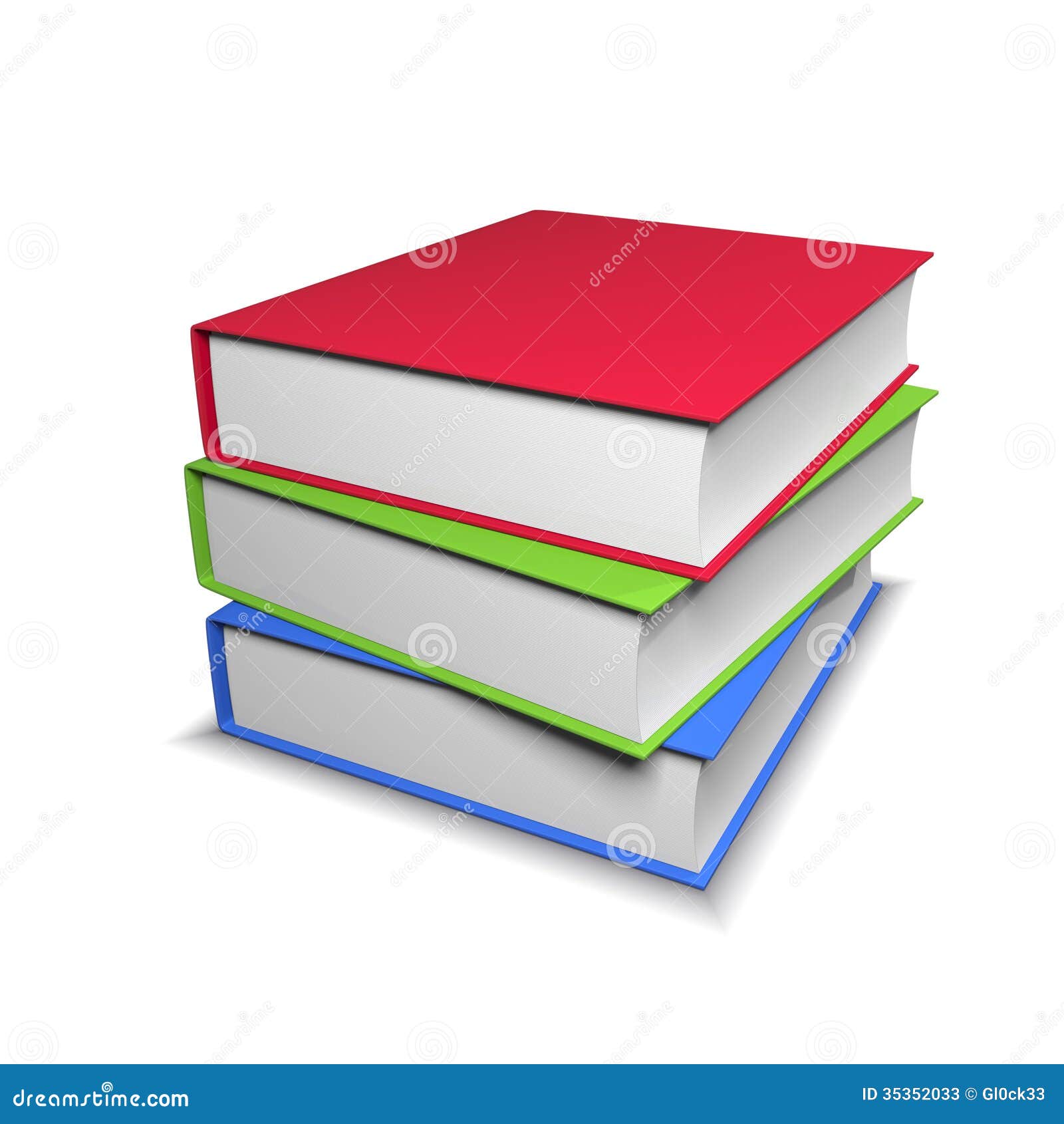 Stack of colorful book stock illustration. Illustration of hardcover ...