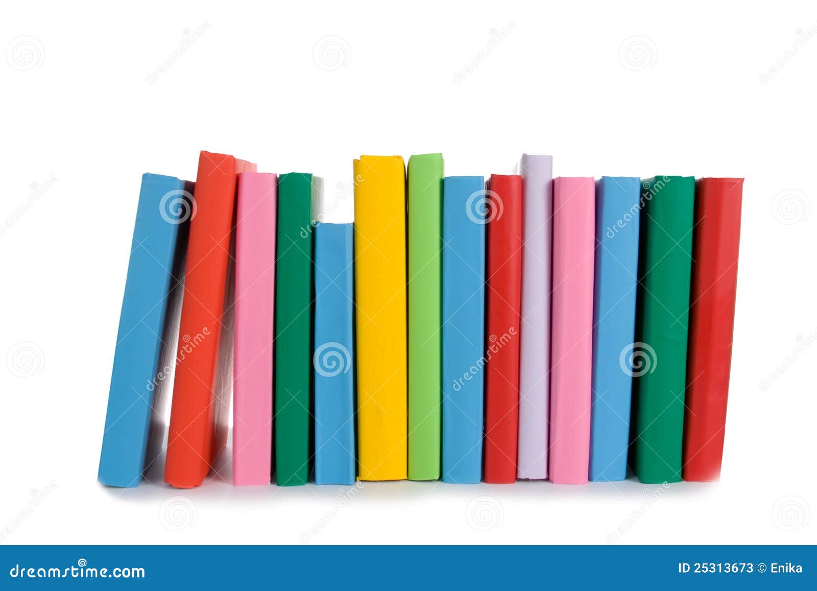Stack of colorful books stock image. Image of library - 25313673