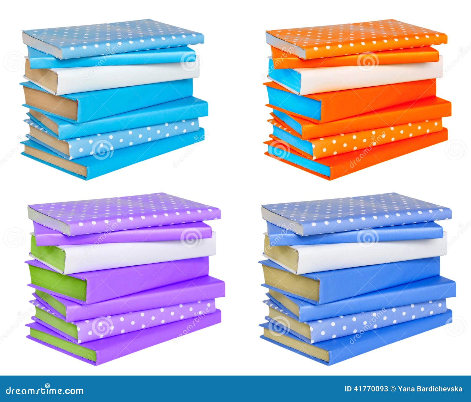 Stack of colorful books. stock image. Image of literature - 41770093