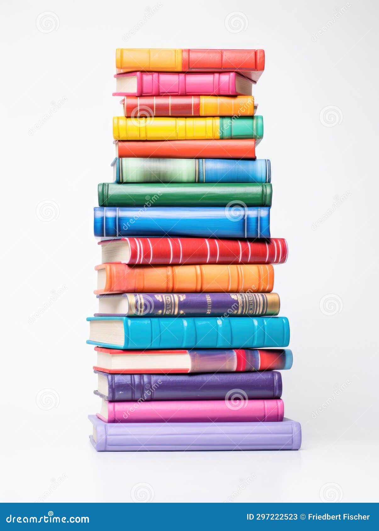 A Stack of Colorful Books Sitting on Top of Each Other Stock Image ...