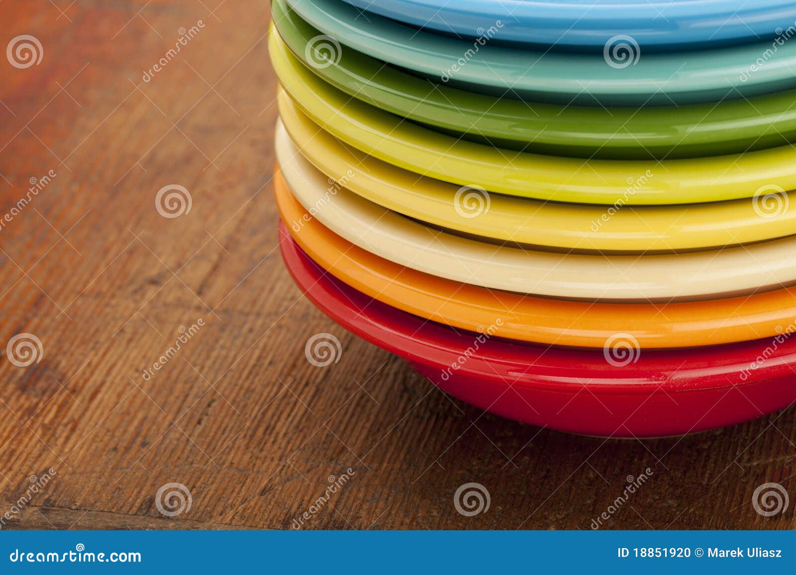 Stack of colorful bowls stock photo. Image of wood, green - 18851920