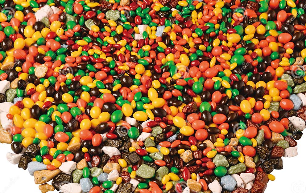 Colorful chocolate beans. stock image. Image of beans - 119578991