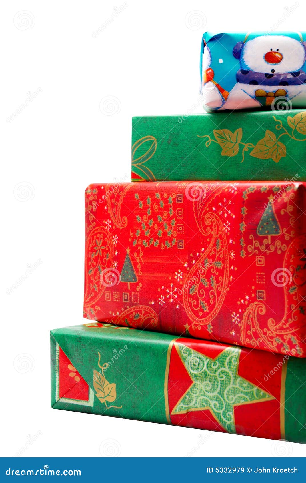 Stack of Colorful Christmas Gifts Stock Image - Image of shopping ...