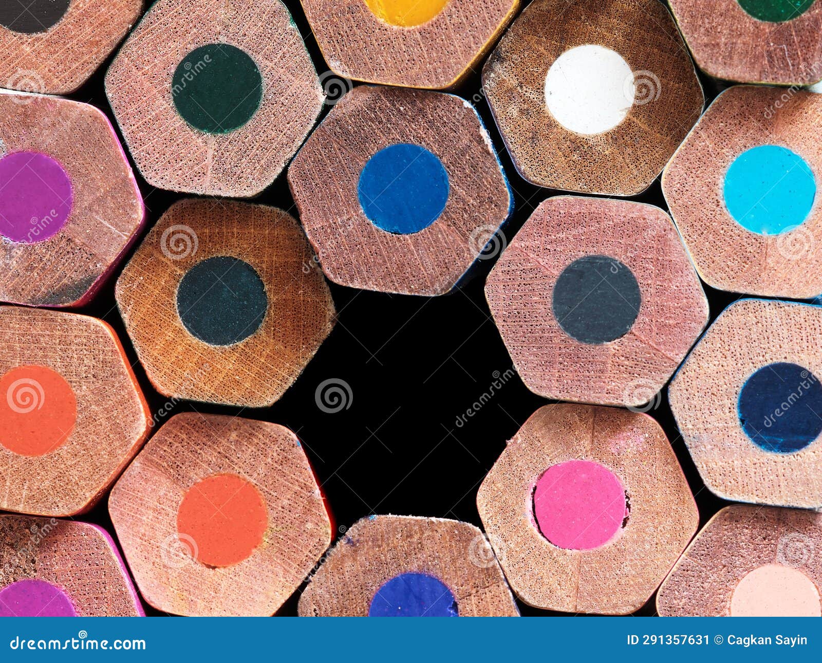 Stack of Colorful Crayons with Copy Space for Text. Back To School ...