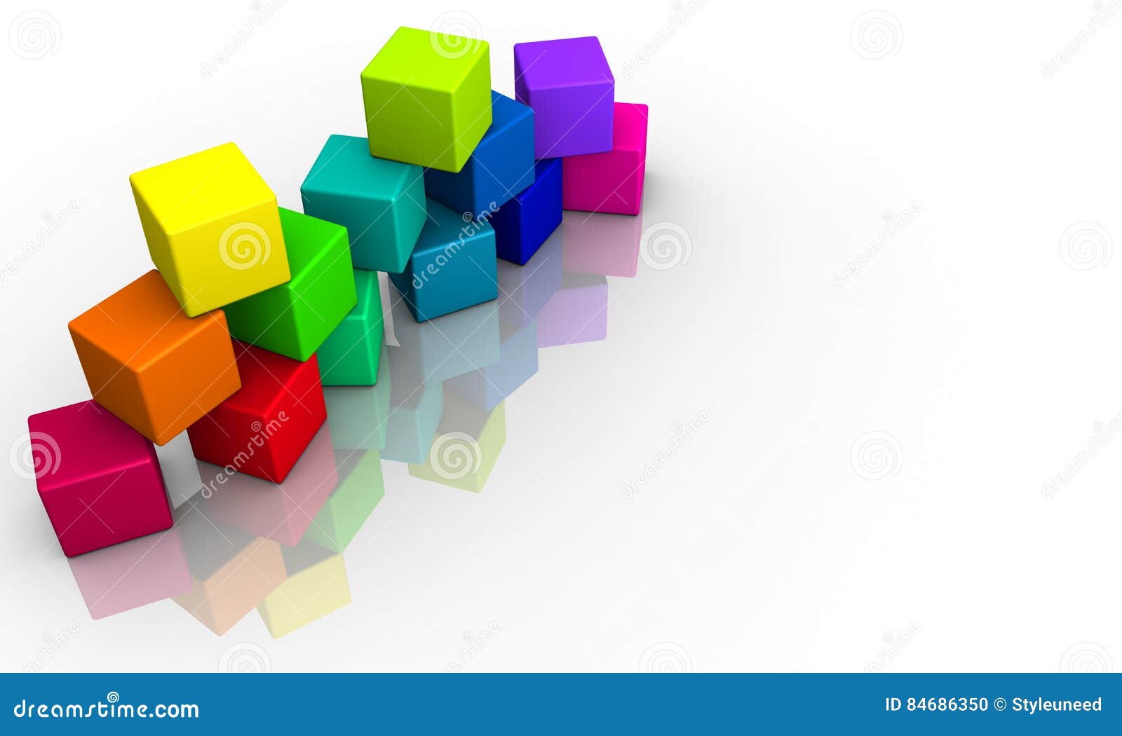 Stack of colorful cubes 2 stock illustration. Illustration of ... Stack of colorful cubes 2 stock illustration. Illustration of ...
