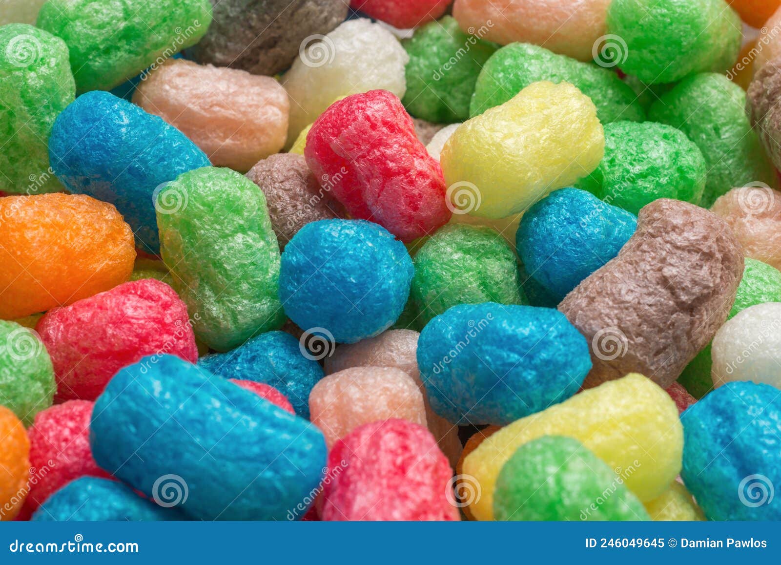 A Stack of Colorful Cylinder-shaped Corn Blocks Toy that Develops Child ...