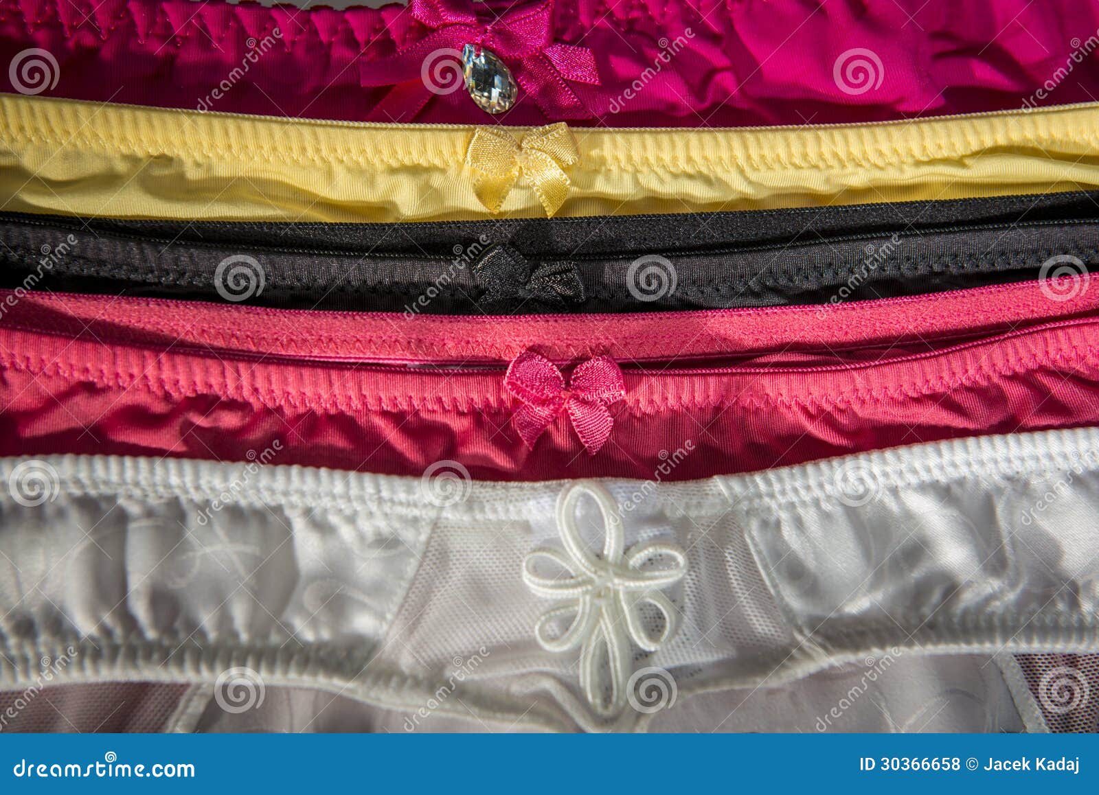 Stack of Colorful Female Slips Stock Photo - Image of luxury, clothing ...