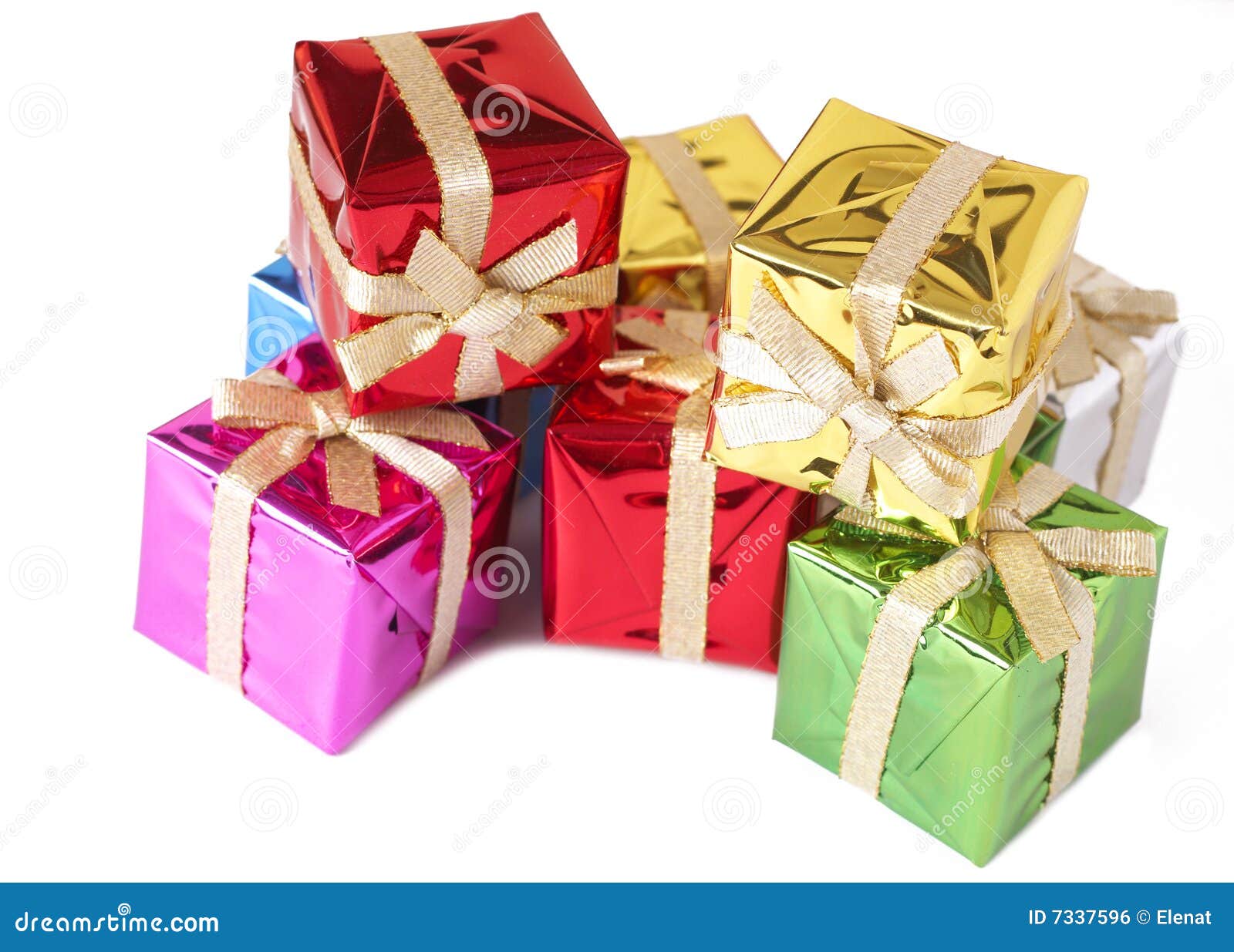 Stack of Colorful Gift Boxes Stock Photo - Image of isolated, carton ...