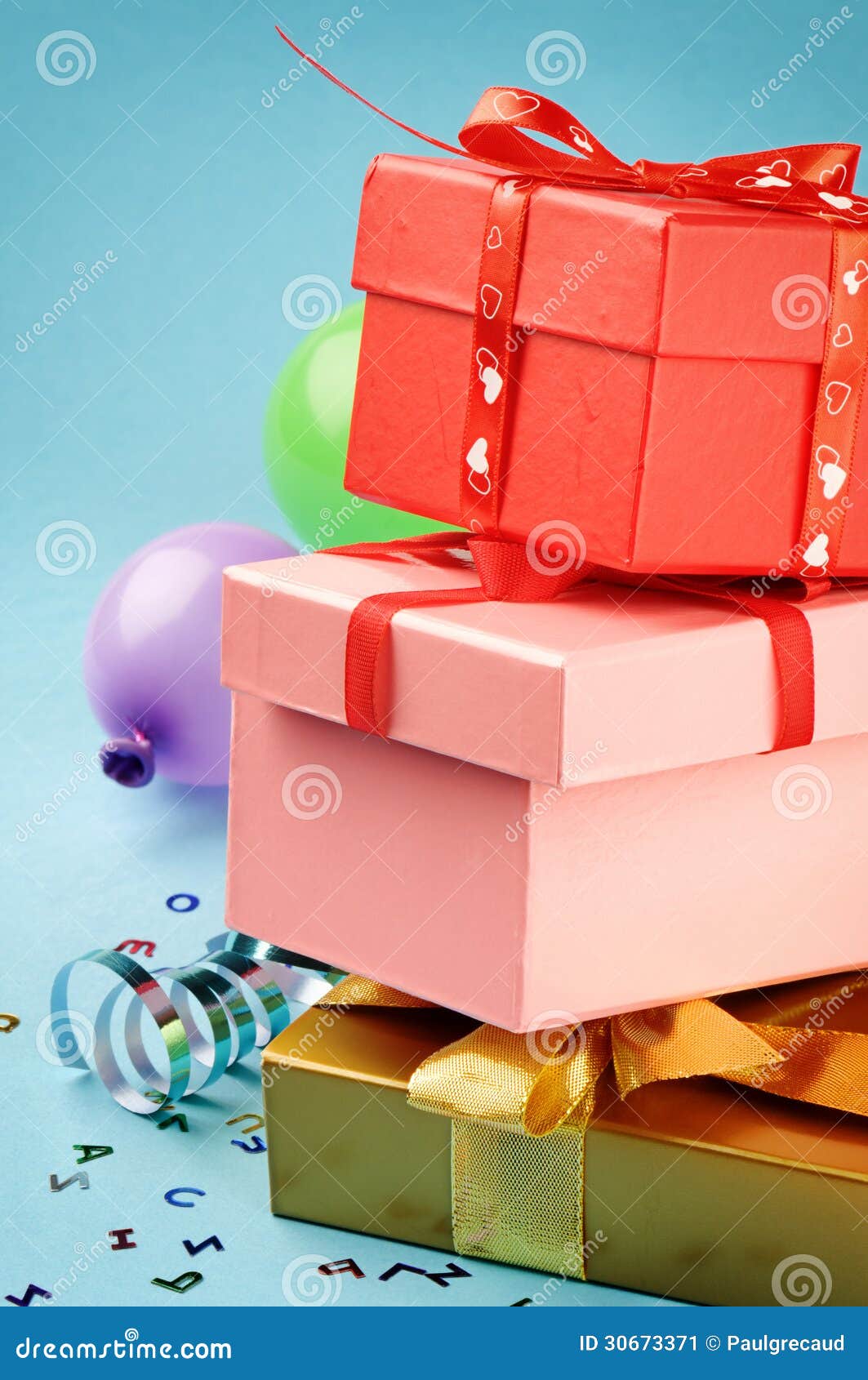 Stack of Colorful Gift Boxes Stock Image - Image of greeting ...
