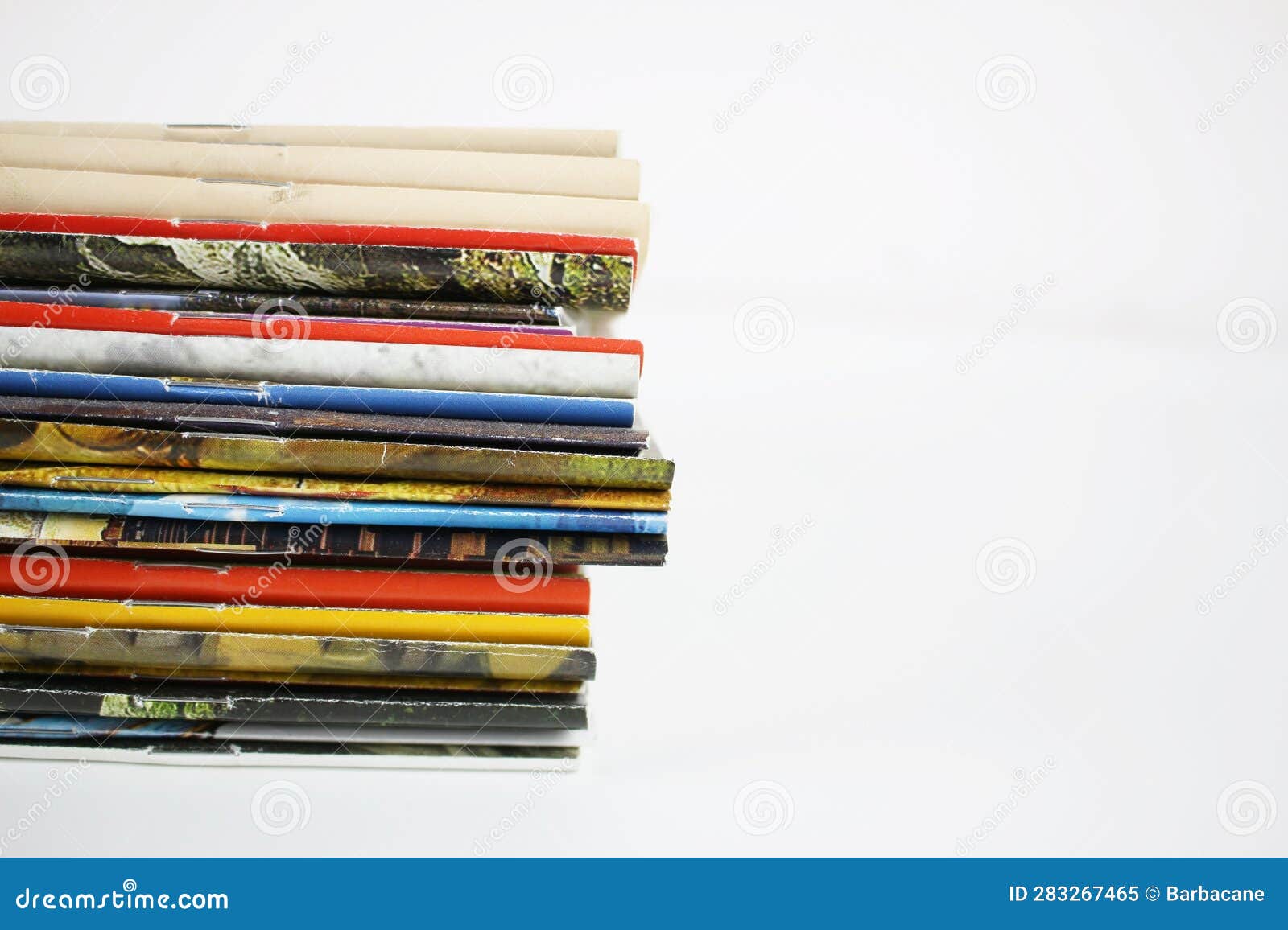 Stack of Colorful Magazines, Extremely Covers Stock Image - Image of ...