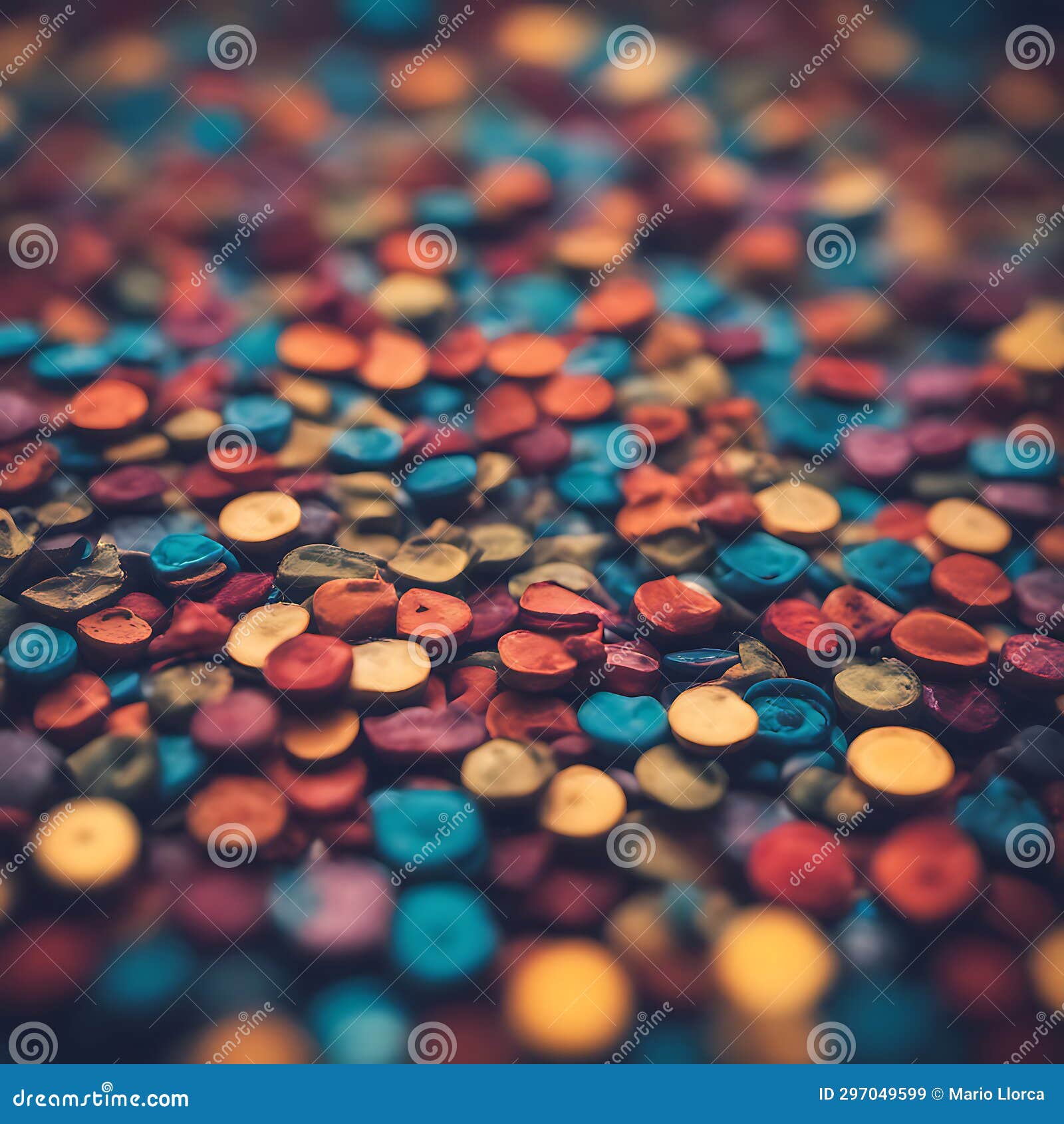 Stack of Colorful Rubber Erasers with Soft Lighting. Stock Illustration ...