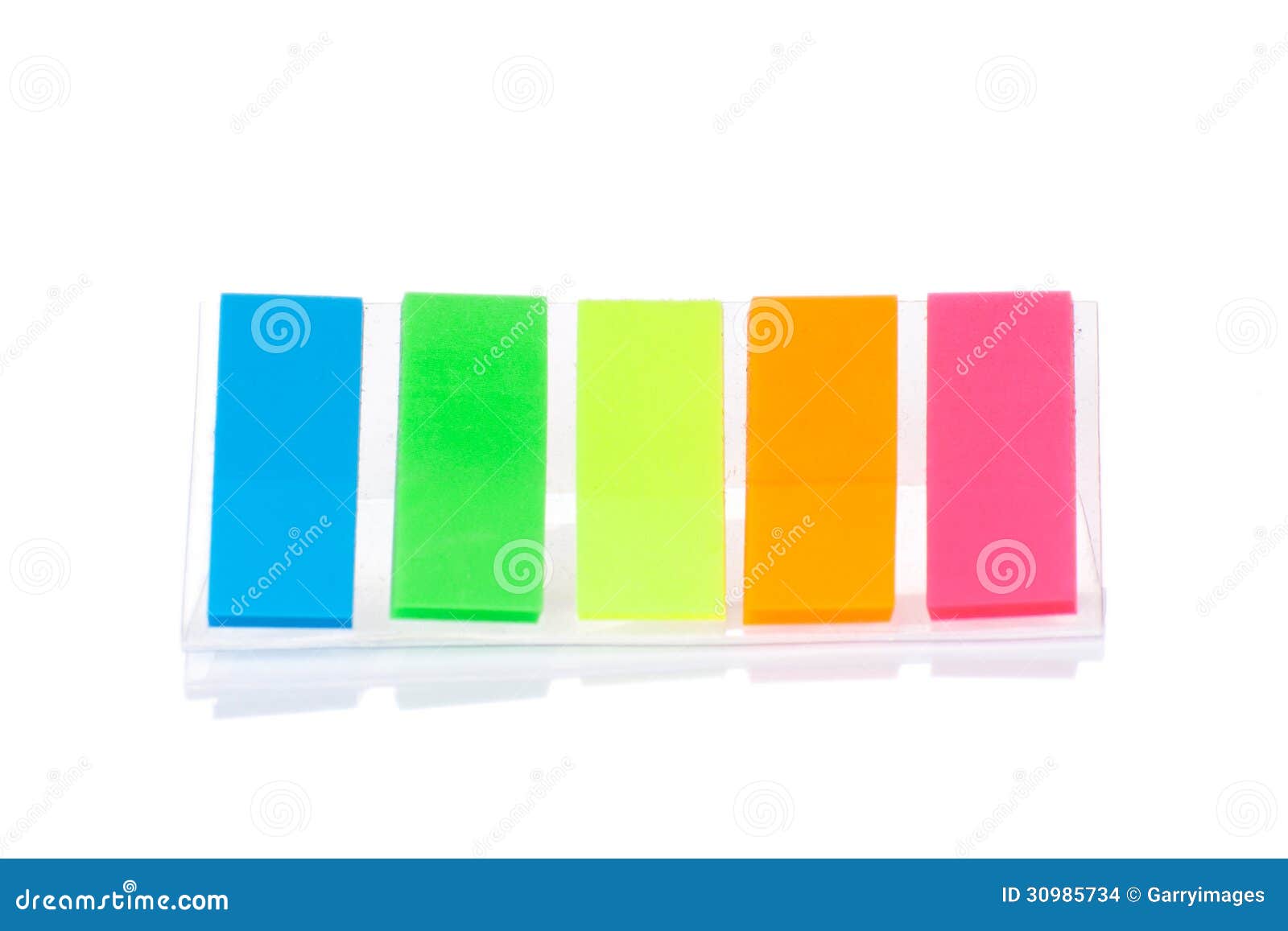 Stack of colorful stickers stock photo. Image of page - 30985734