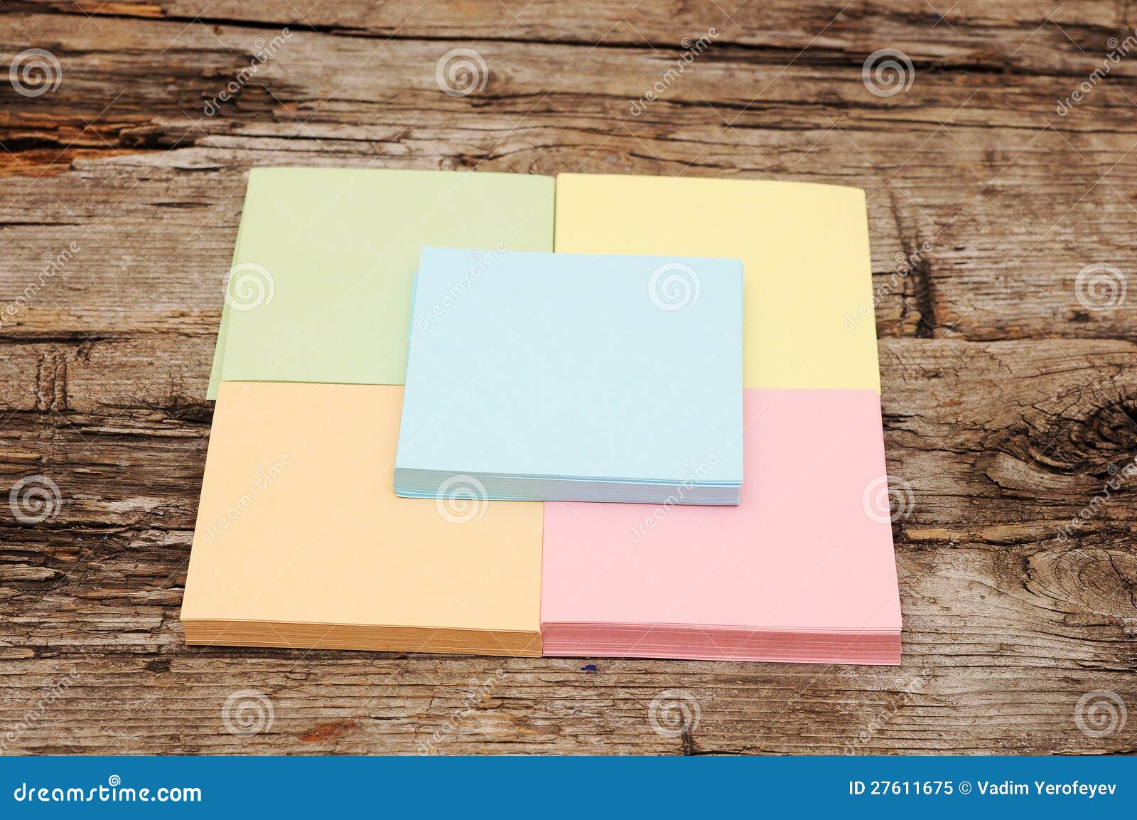 Stack of Colorful Sticky Notes Stock Image - Image of organize, color ...